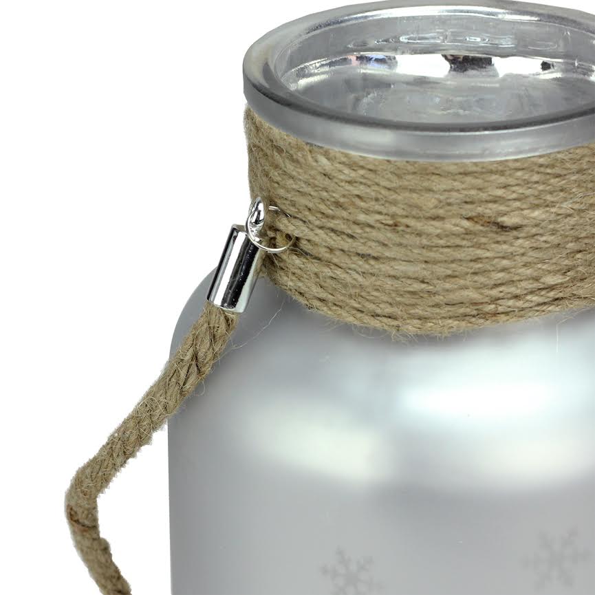 Northlight 10" Matte Christmas Trees and Snowflakes Pillar Candle ...