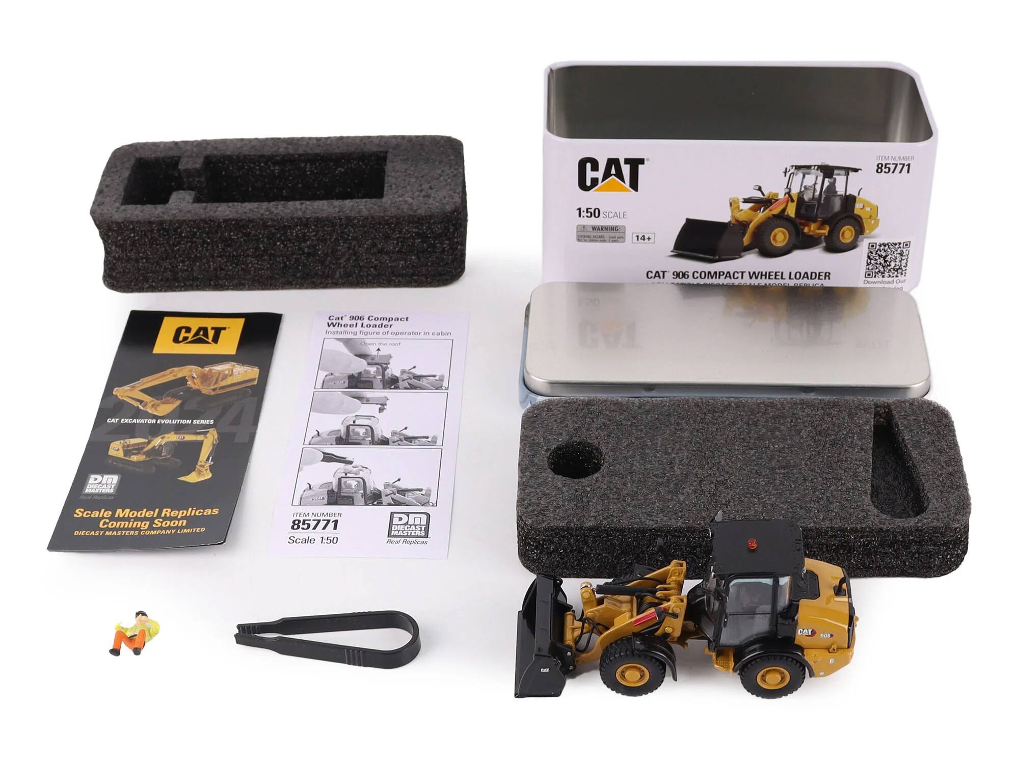 CAT Caterpillar 906 Compact Wheel Loader Yellow with Operator "High ...