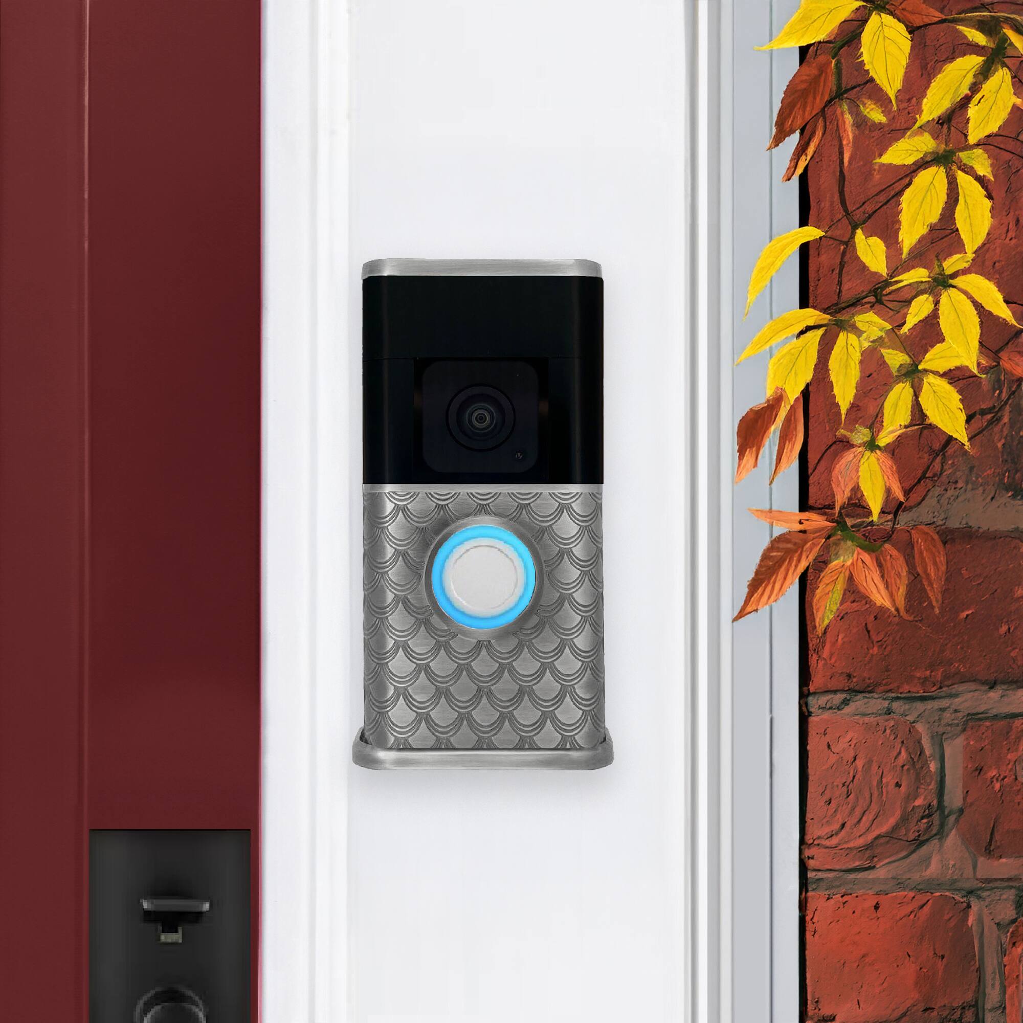 Michael Healy Scales Video Doorbell Cover (Ring 3, 3 Plus, 4, Battery ...