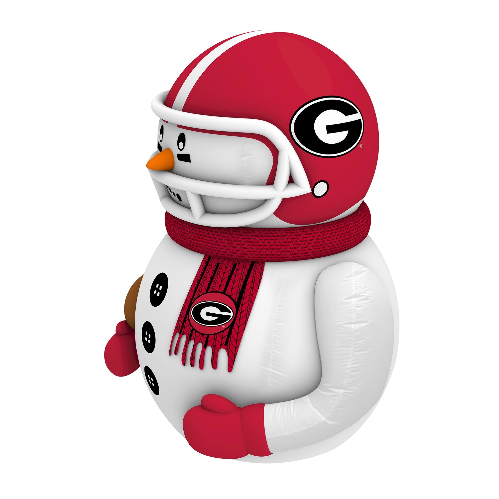 Sporticulture Georgia Bulldogs 7' Inflatable Snowman Player Red ...