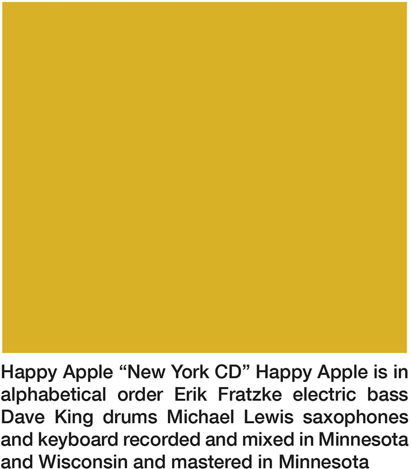 Happy Apple New York COMPACT DISCS [CD] - Best Buy