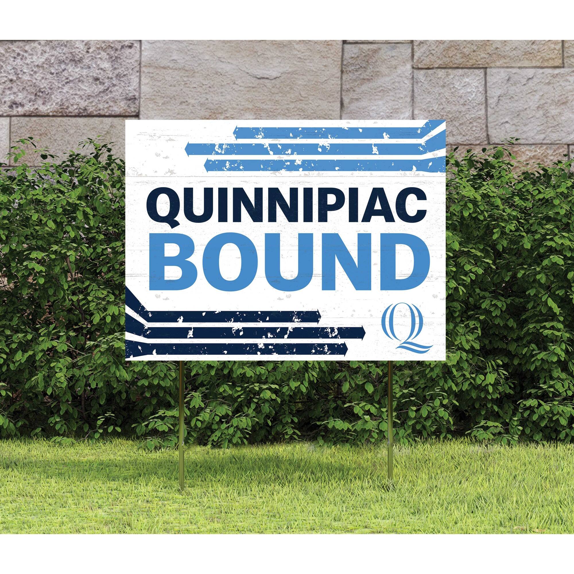 Jardine Quinnipiac Bobcats 18" x 24" Team Yard Sign White 200639084 ...