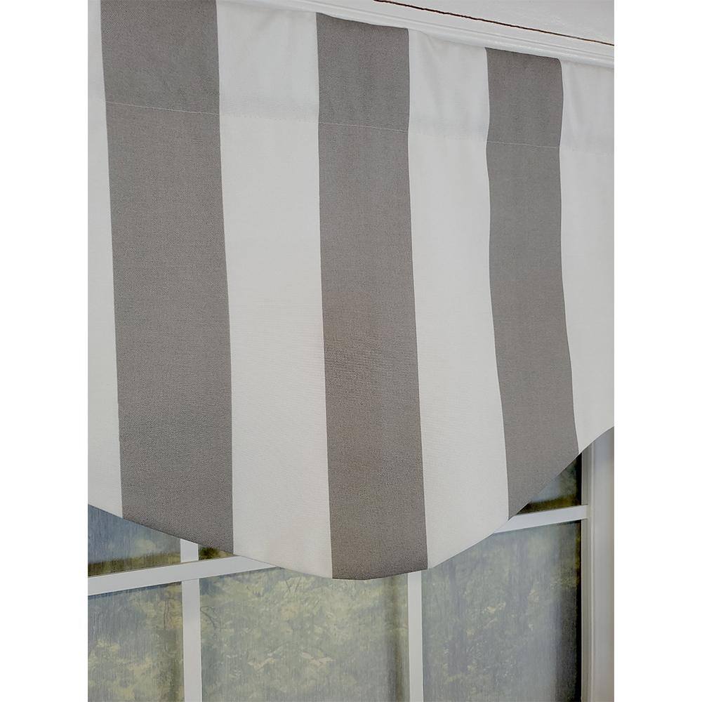 RLF Home Cabana Stripe Cornice 3" Rod Pocket Lining Luxurious and ...