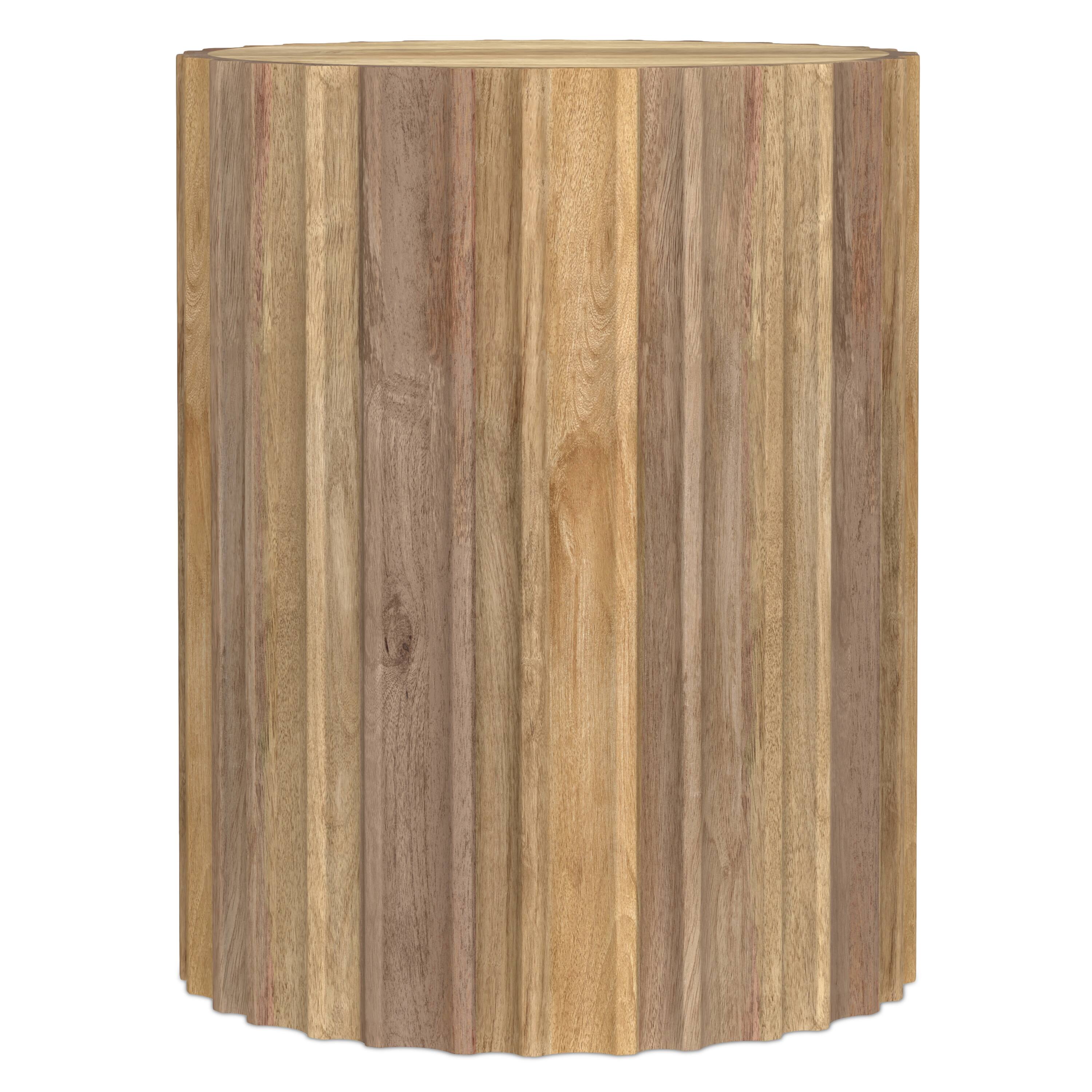 Simpli Home Rolf 16 inch Wide Solid Mango Boho Contemporary End Table ...