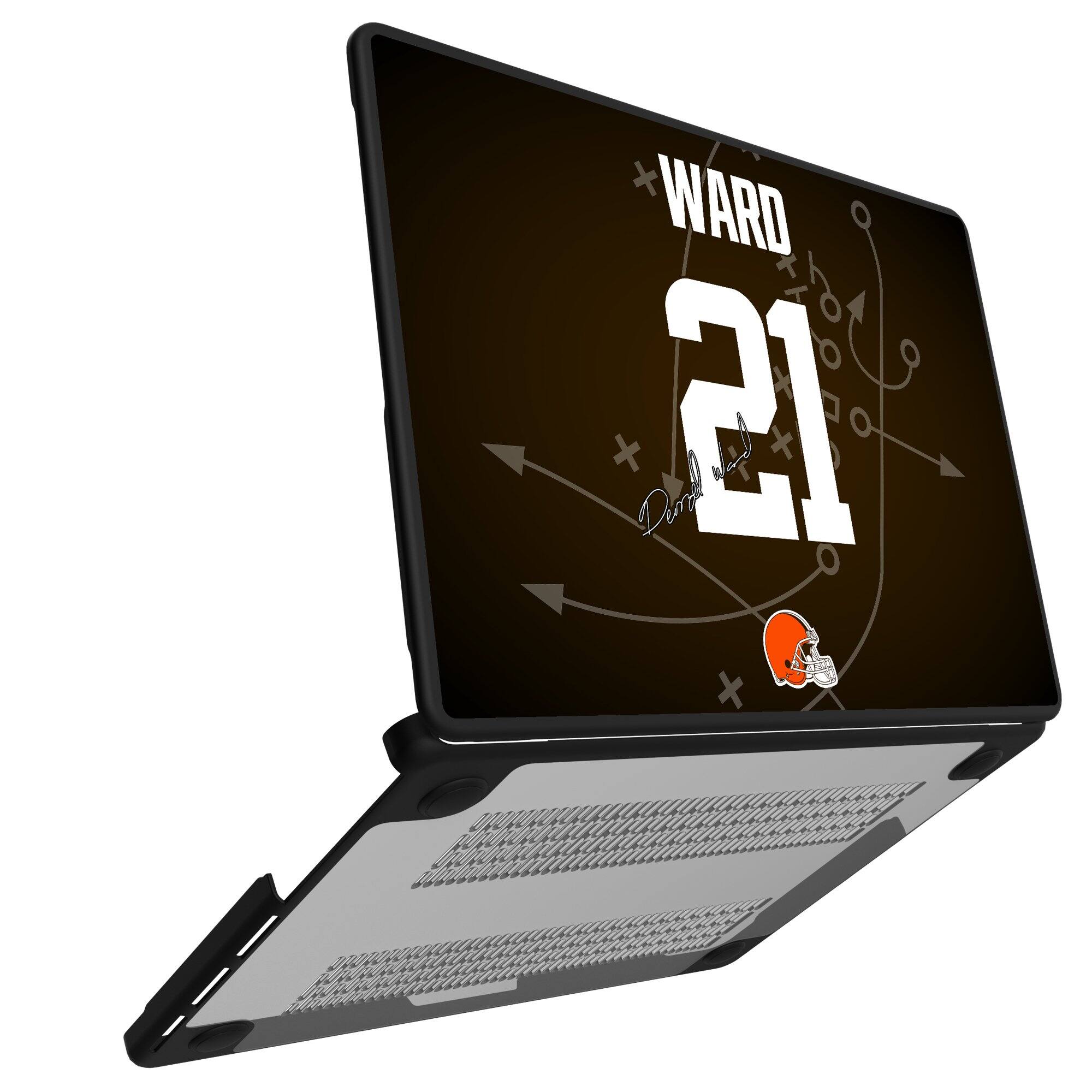 Keyscaper Denzel Ward Cleveland Browns MacBook Case Multicolor ...
