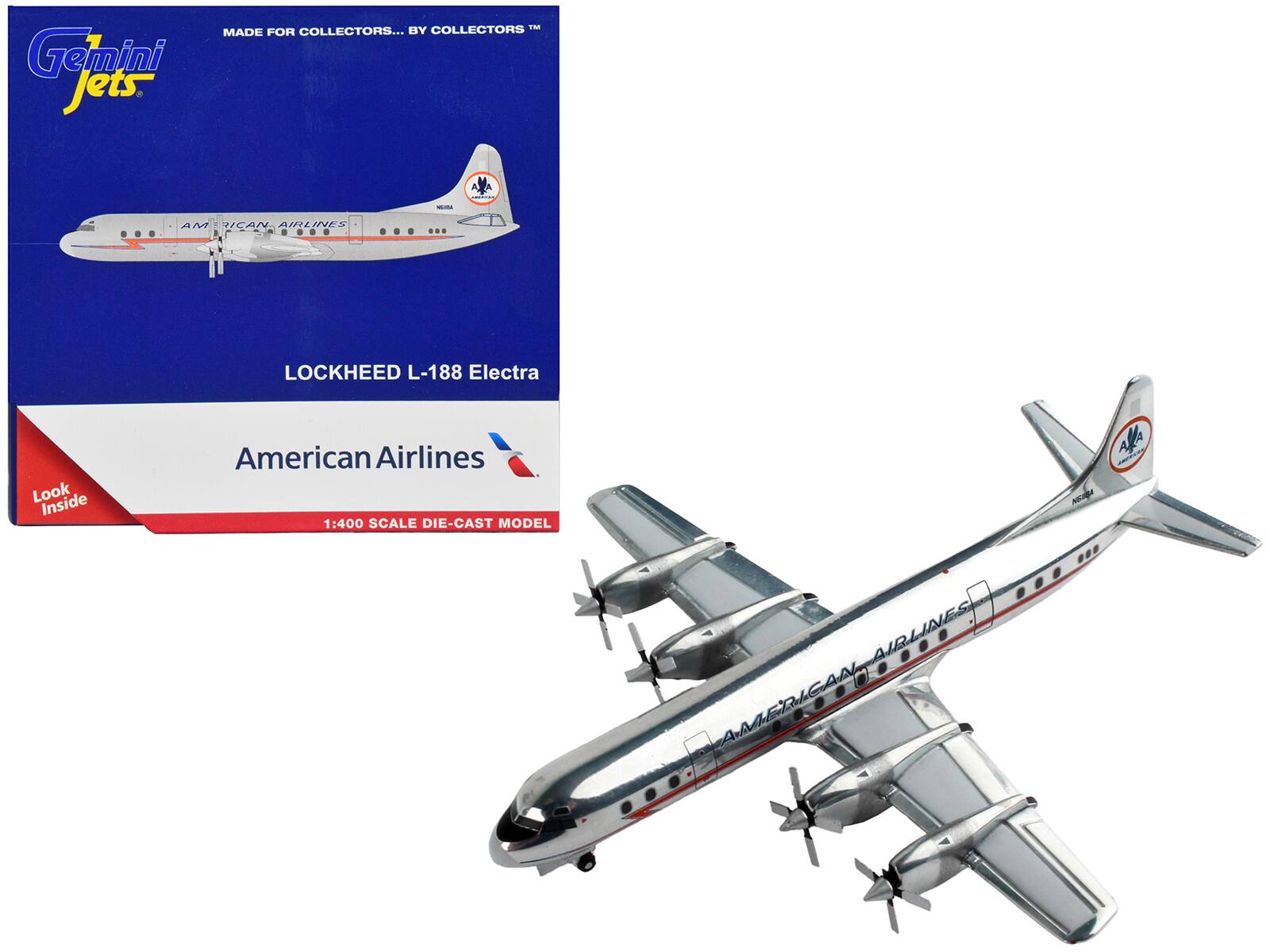 GeminiJets Lockheed L 188 Electra Commercial Aircraft American Airlines ...