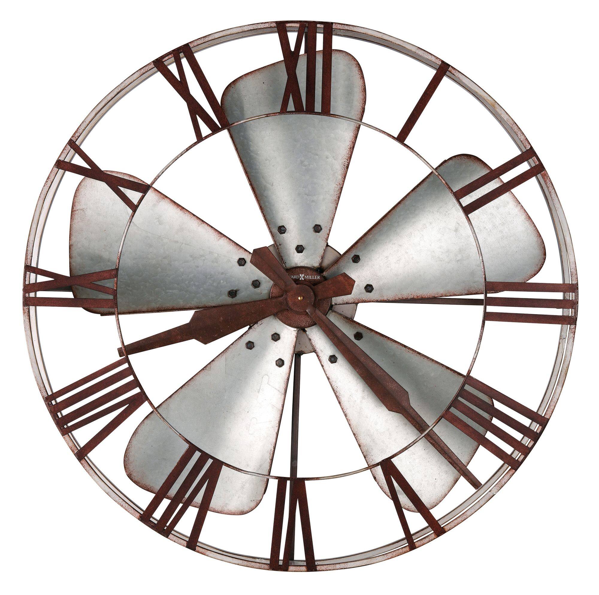 Howard Miller 625723 Mill Shop Wall Clock 625723 Silver 625723 - Best Buy