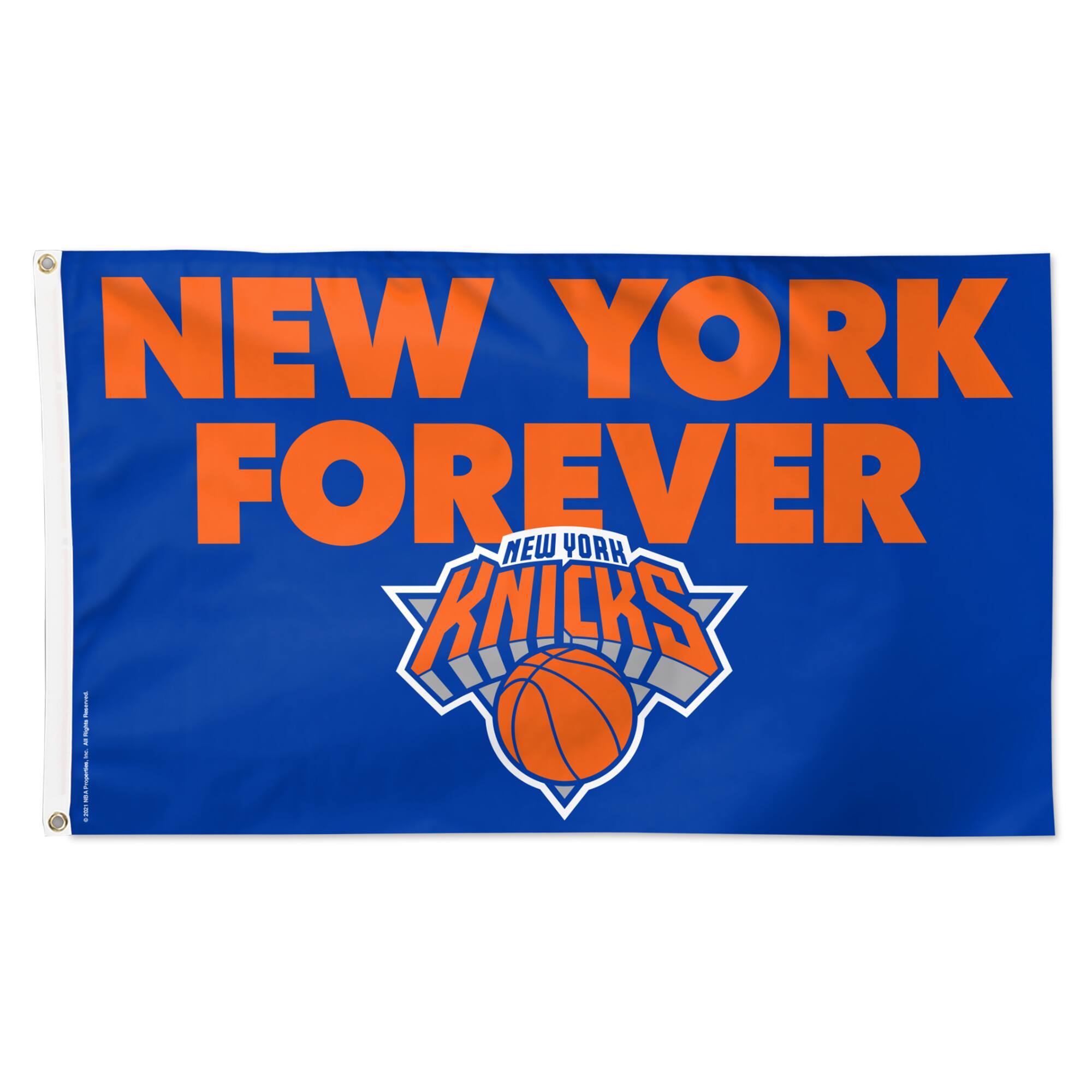 WinCraft New York Knicks 3' x 5' Single Sided Deluxe Team Slogan Flag ...