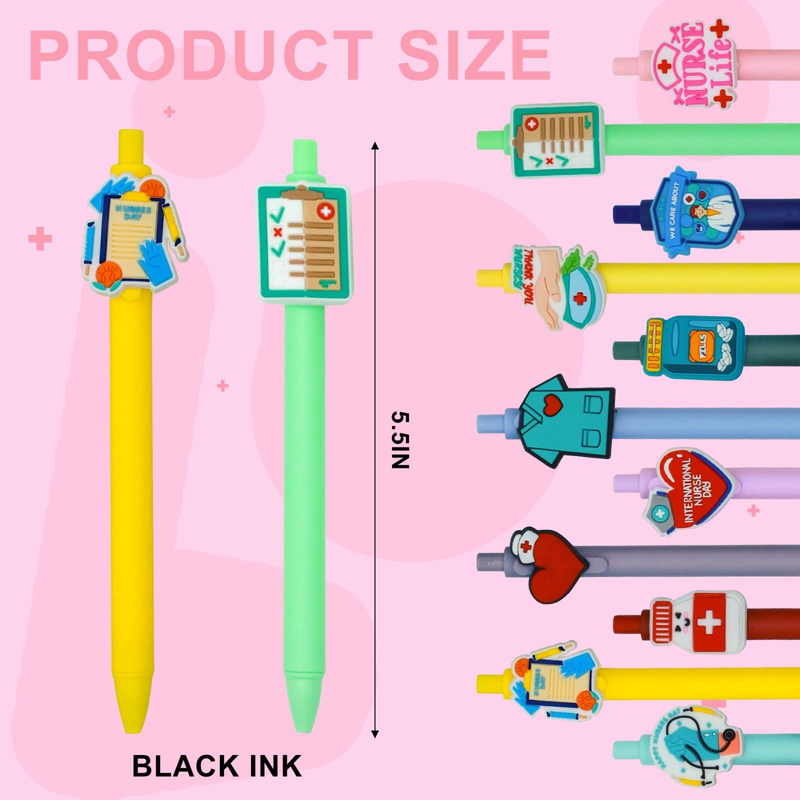 Paradigms Interiors 20 Cute Nurse Pens Funny Accessories Gel Pen Ink ...