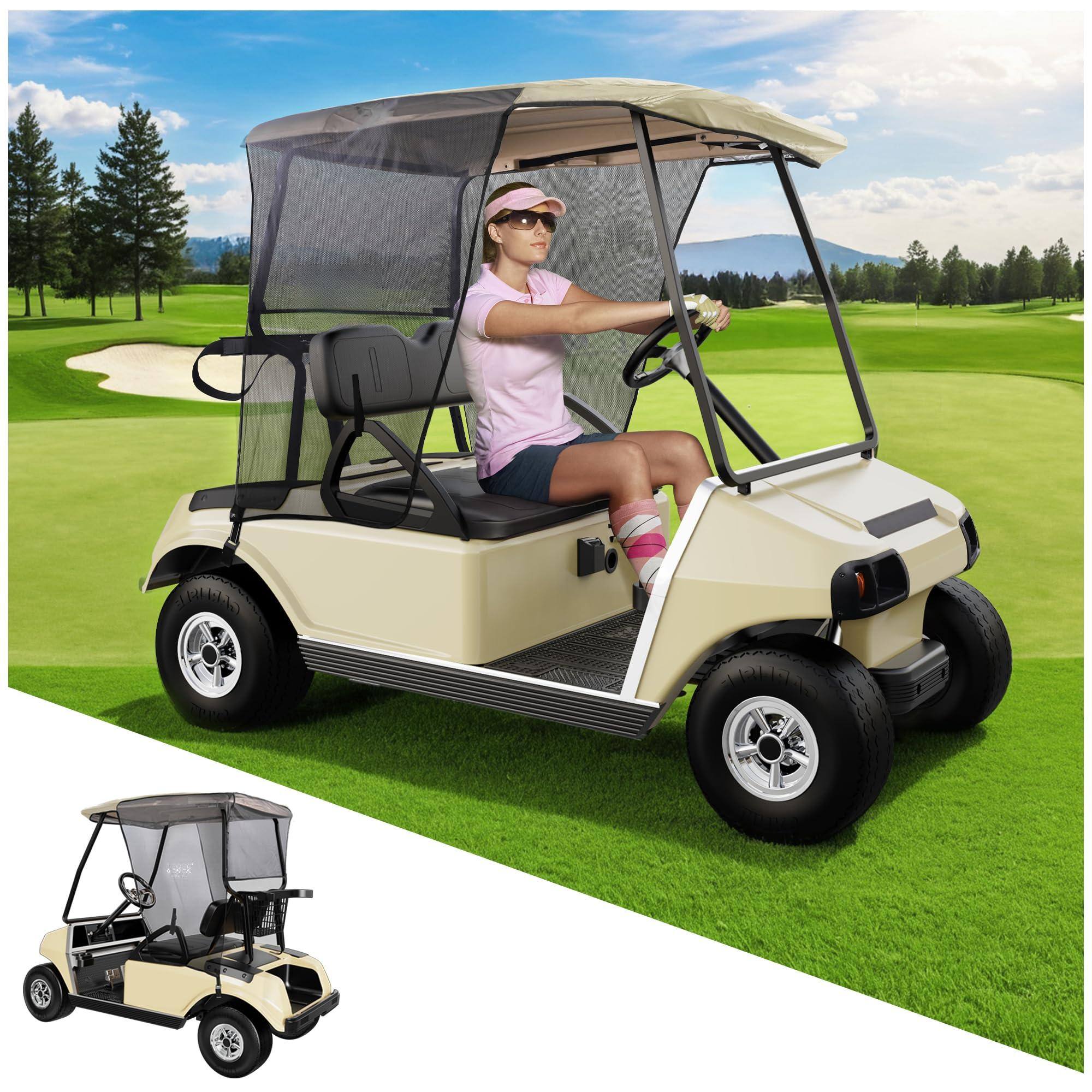 Empire DigiLabs Golf Cart Sun Shade Cover For Club Car Ds Superior Uv ...