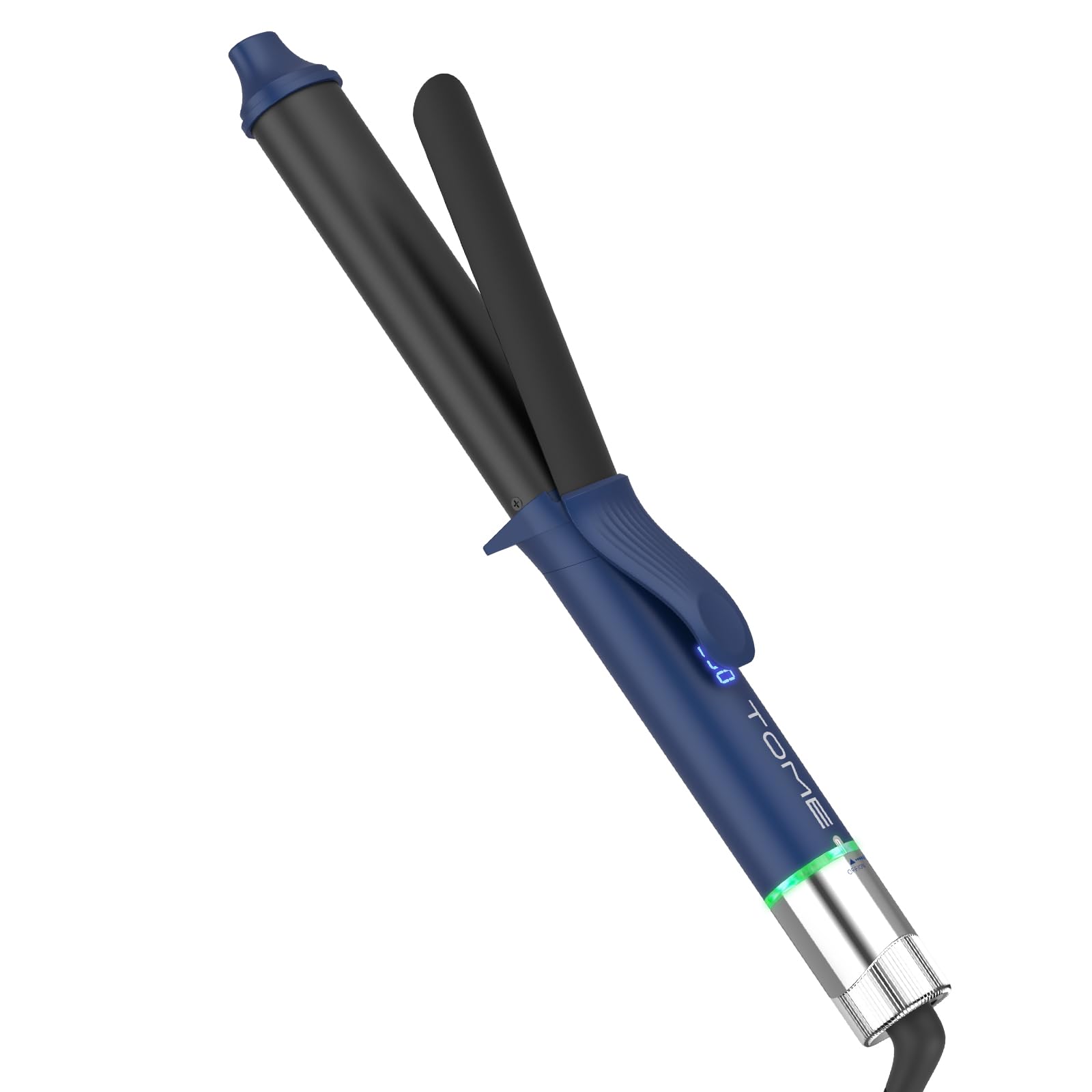 PO3TICJUNKI3 Curling Iron With Clamp Long 6 Heat Settings 175 f 450 f ...