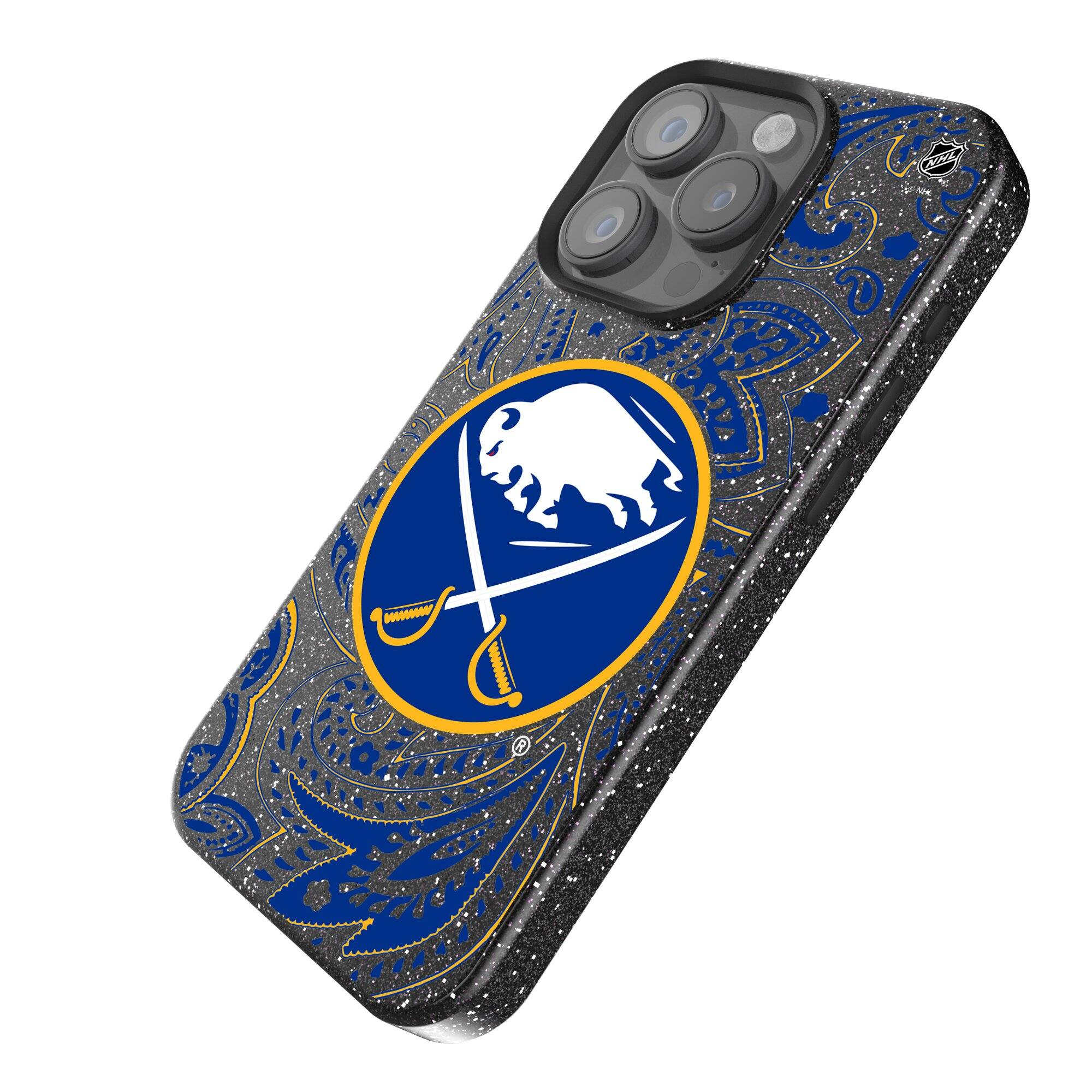 Keyscaper NHL Buffalo Sabres Paisley Bling iPhone Case 14 Black ...