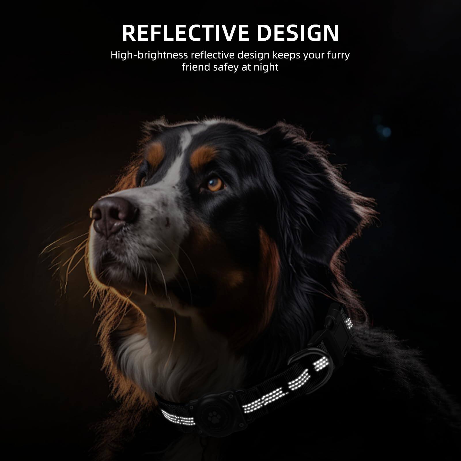 Leash Valley Refurbished Excellent Upgraded Airtag Dog Collar Ip68 ...