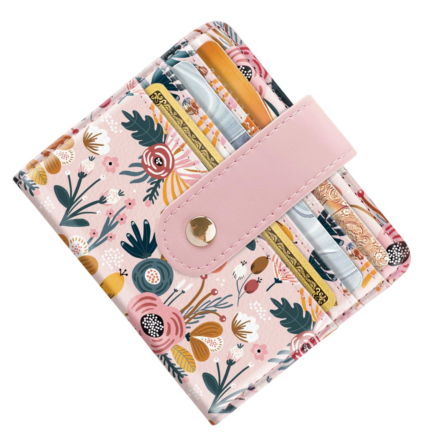 Jadie Link Slim Bifold Wallet Rfid Credit Card Small Cute Holder Women ...