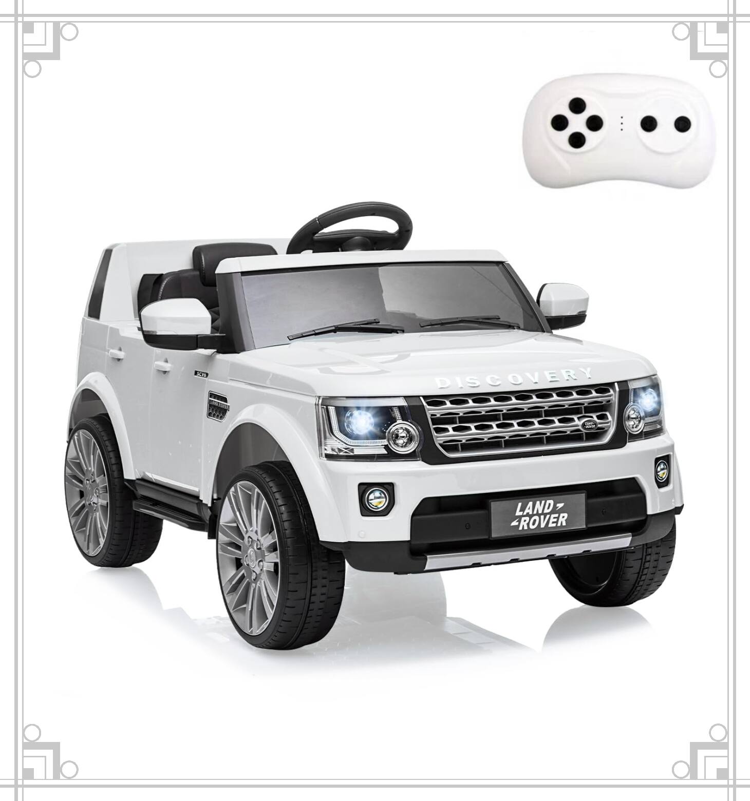 Jojoka Licensed Land Rover Kids Ride On Truck with Parent Remote ...