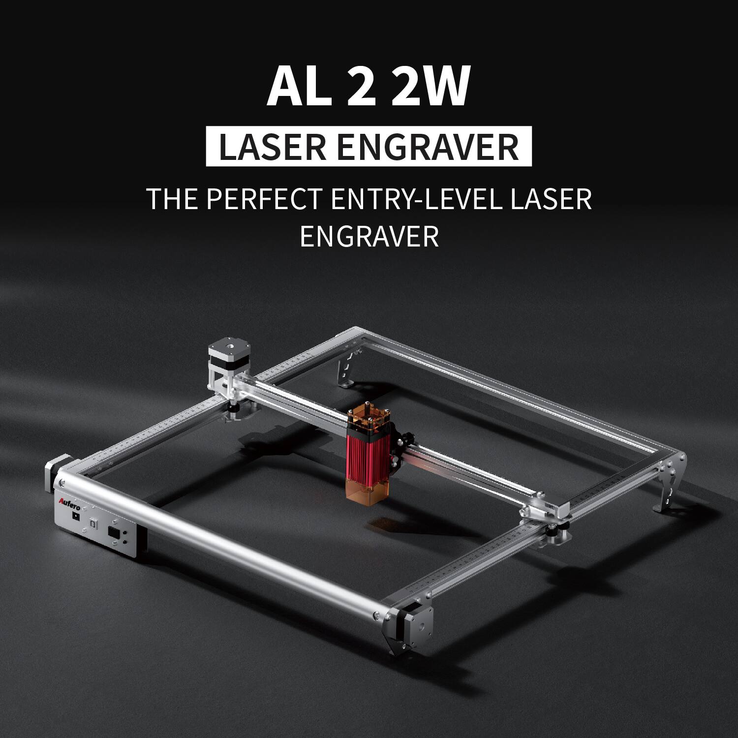 Aufero 2W Laser Engraver for Wood/Leather, 15.7"x15.7" Area, Beginner ...