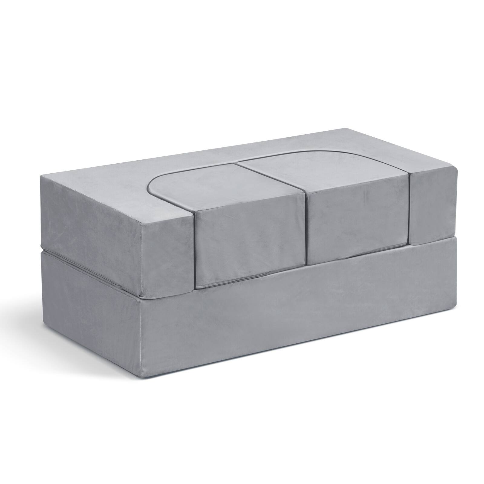 APRILSOUL Kids Sofa Bed Modular Couch Free Combination Convertible ...