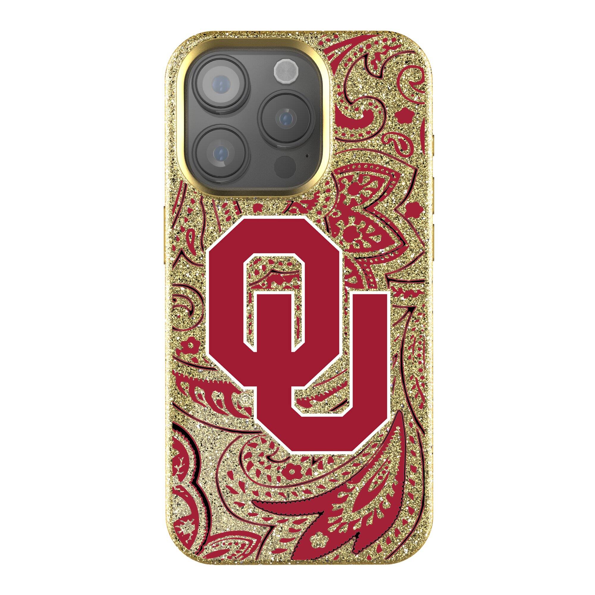 Keyscaper NCAA Oklahoma Sooners Paisley Bling iPhone Case 15 Pro Max ...