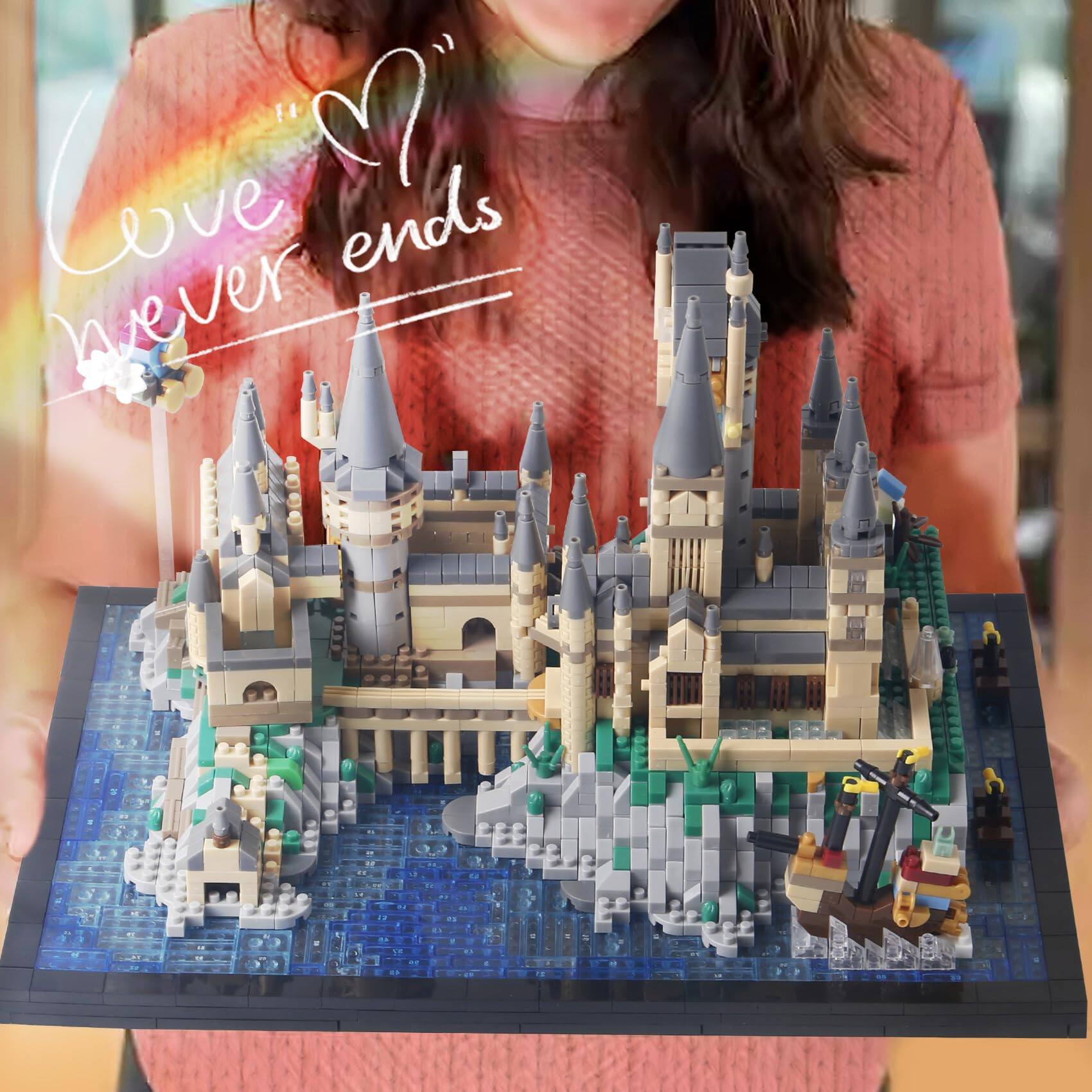 EZTW1 2900 Mini Hog Magic Building Blocks Model Set Creative Ideals ...