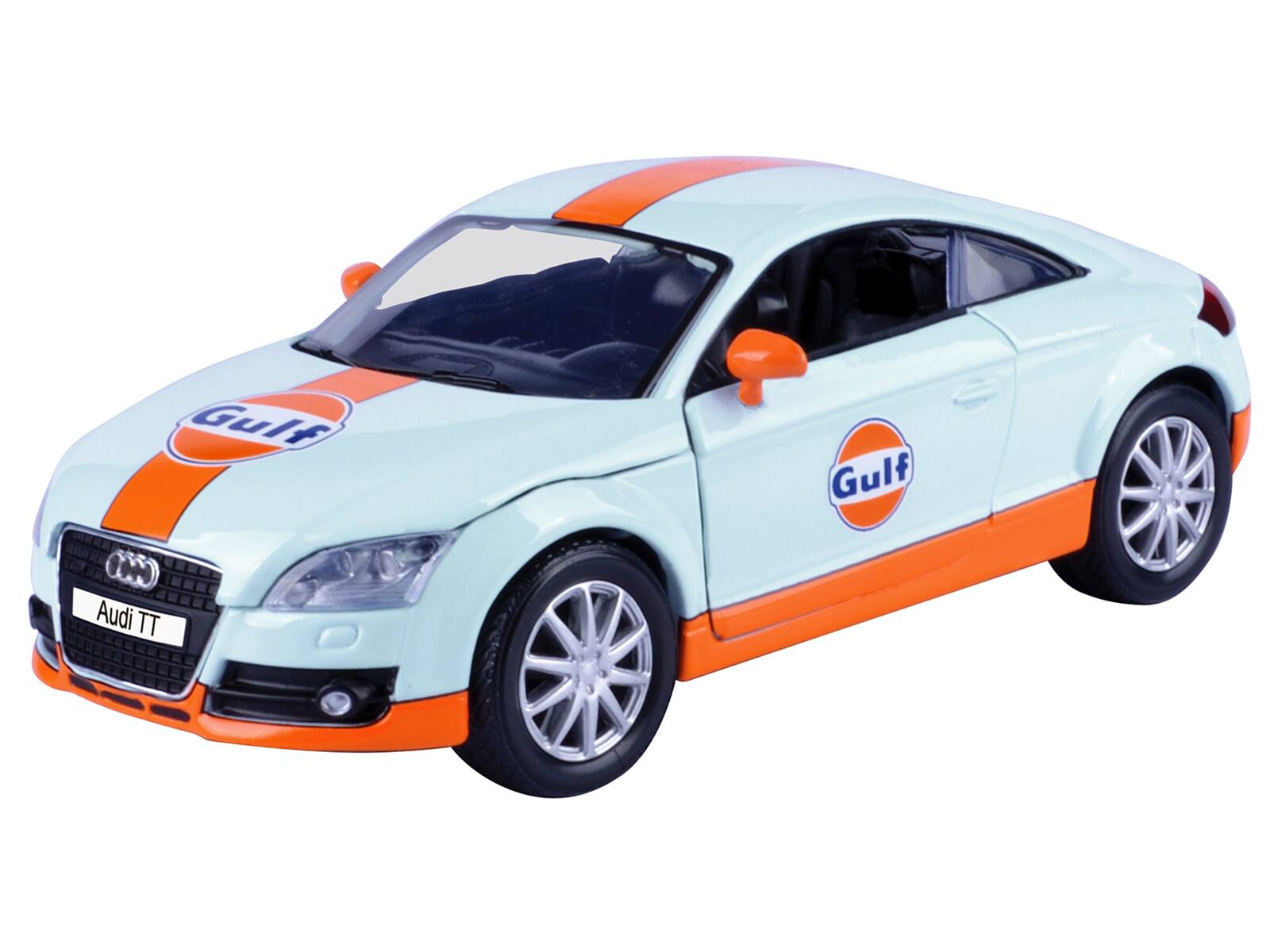 Audi TT Coupe "Gulf Oil" Stripes "Gulf Die Cast Collection" 1/24 ...