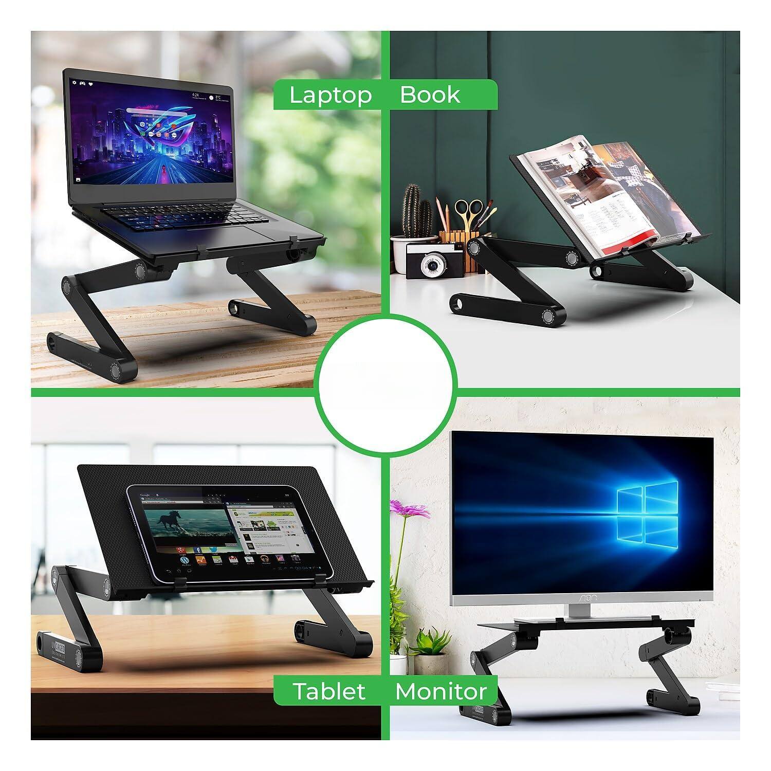 ThinkLink Electronic Workez Adjustable Laptop Stand Desk Height ...