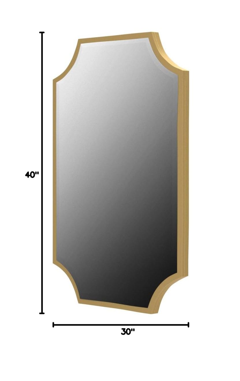 Skar Audio 30 x40 Large Bathroom For Wall Scalloped Vanity Bevelled ...