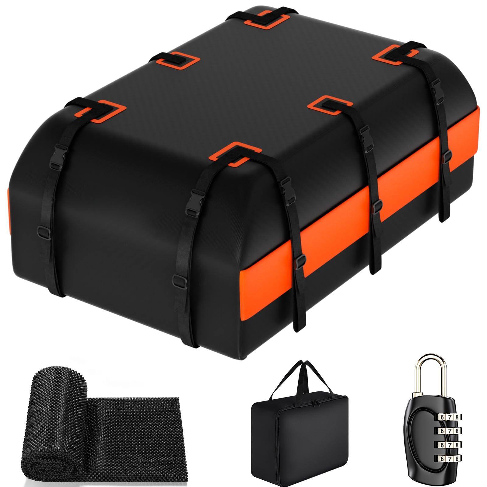 NICHOLAS KLEIN 21 Cubic Feet Car Rooftop Cargo Bag Carrier Soft Roof ...