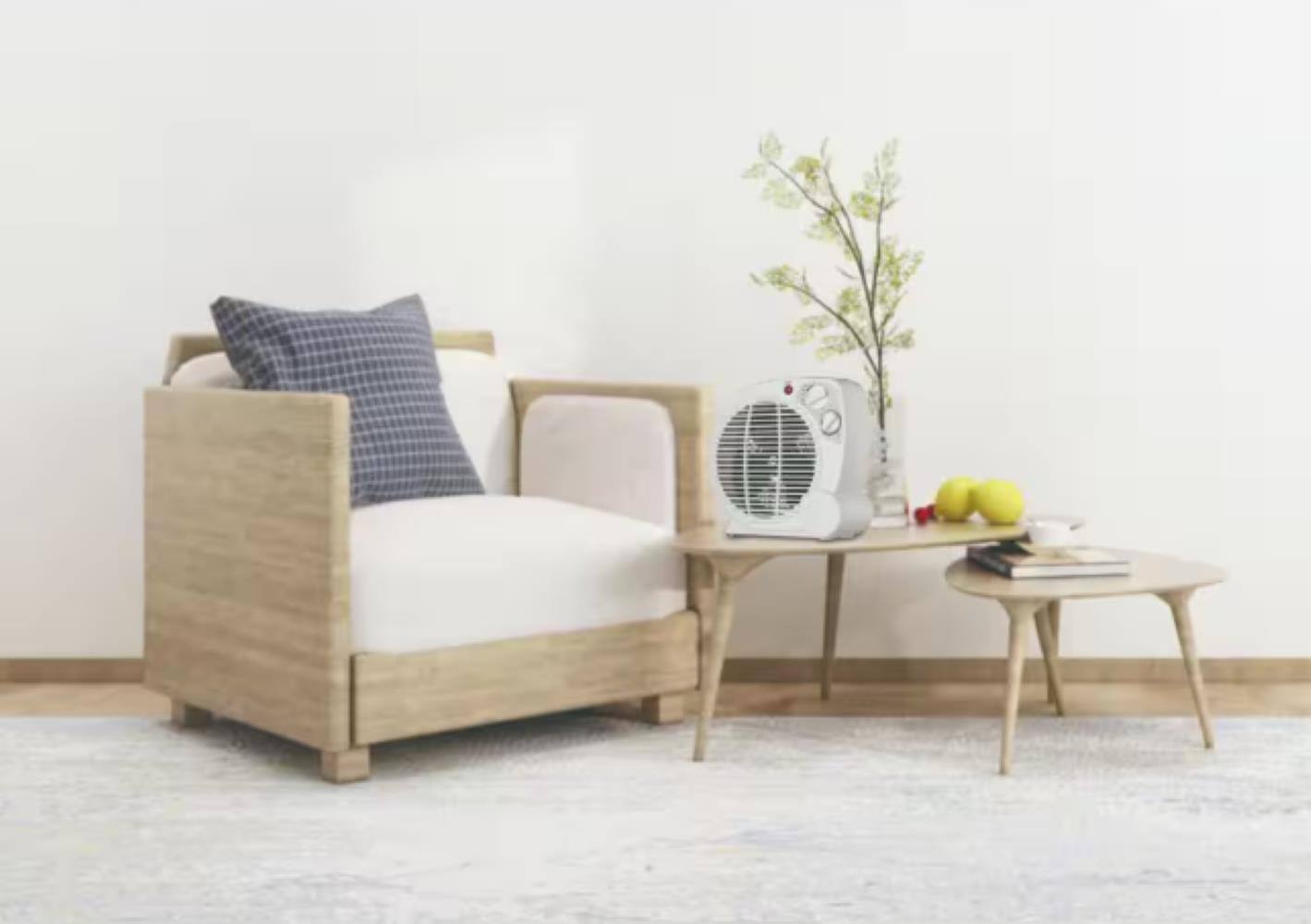 Pelonis Refurbished Excellent 1500 Watt Electric Fan Forced Portable ...