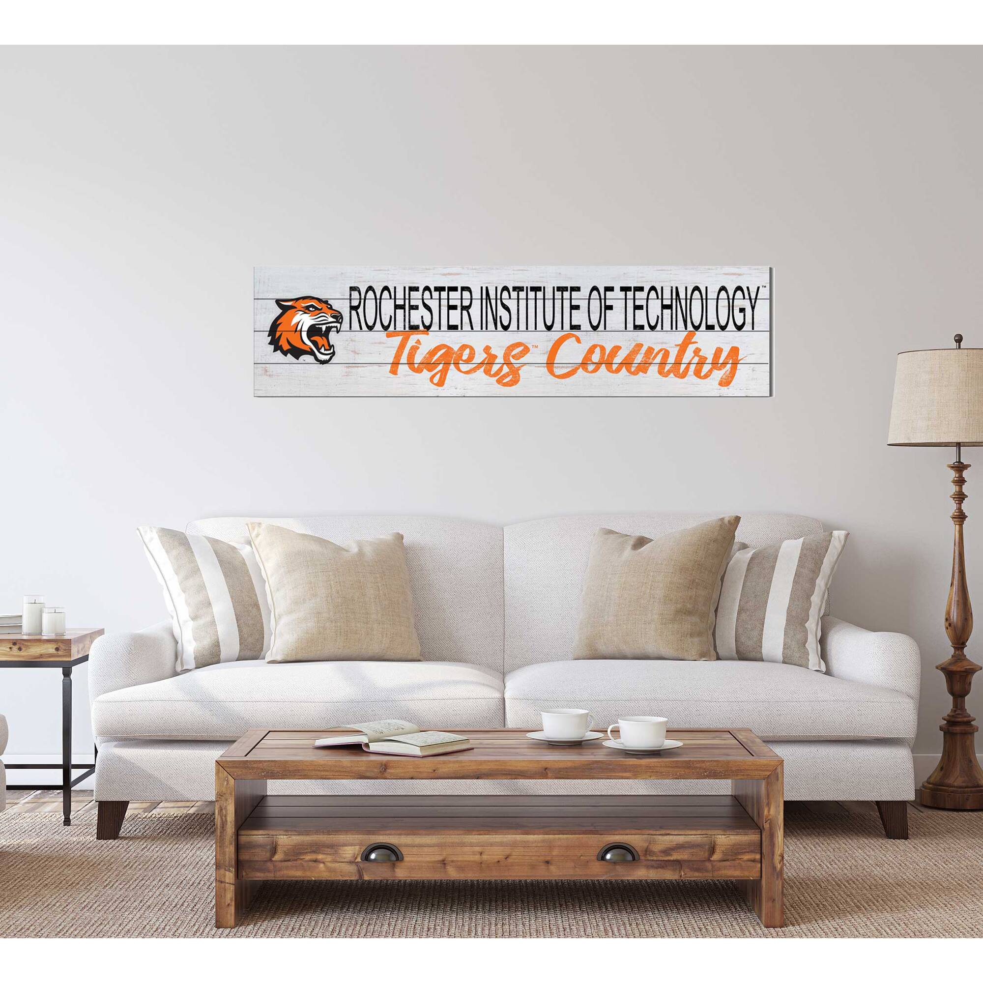 Jardine Rochester Institute of Technology Tigers 40'' x 10'' Logo Sign ...