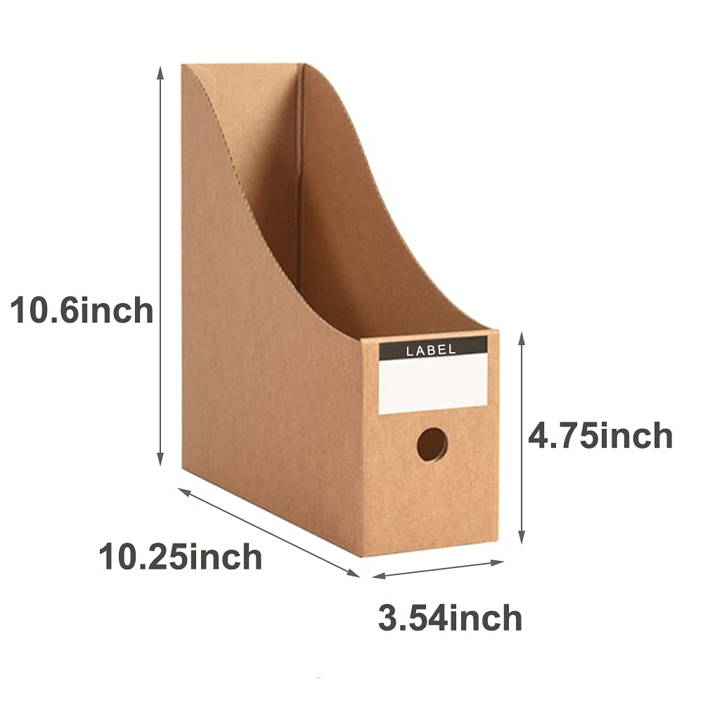 Dazzling Pops Foldable Desk File Holder Organizer Sturdy Cardboard ...