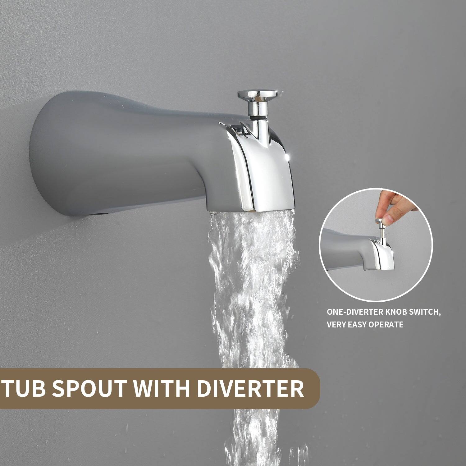 Boyel Living Shower Set with Seven Function Dual Shower Heads and cUPC ...