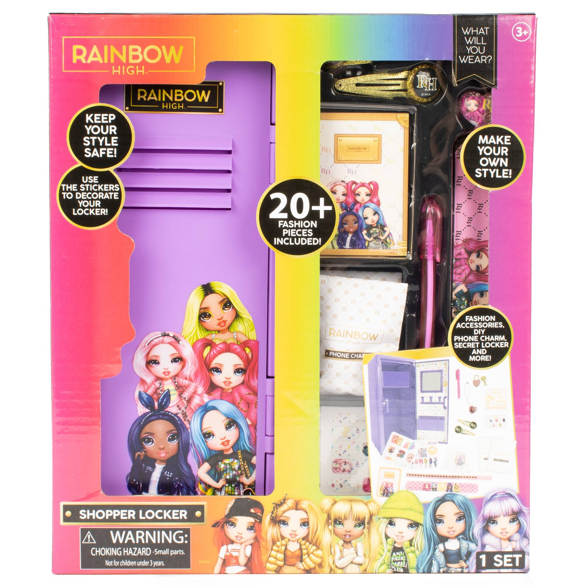 Best Buy: Sinco Creations Rainbow High Shopper Locker G5060573544603