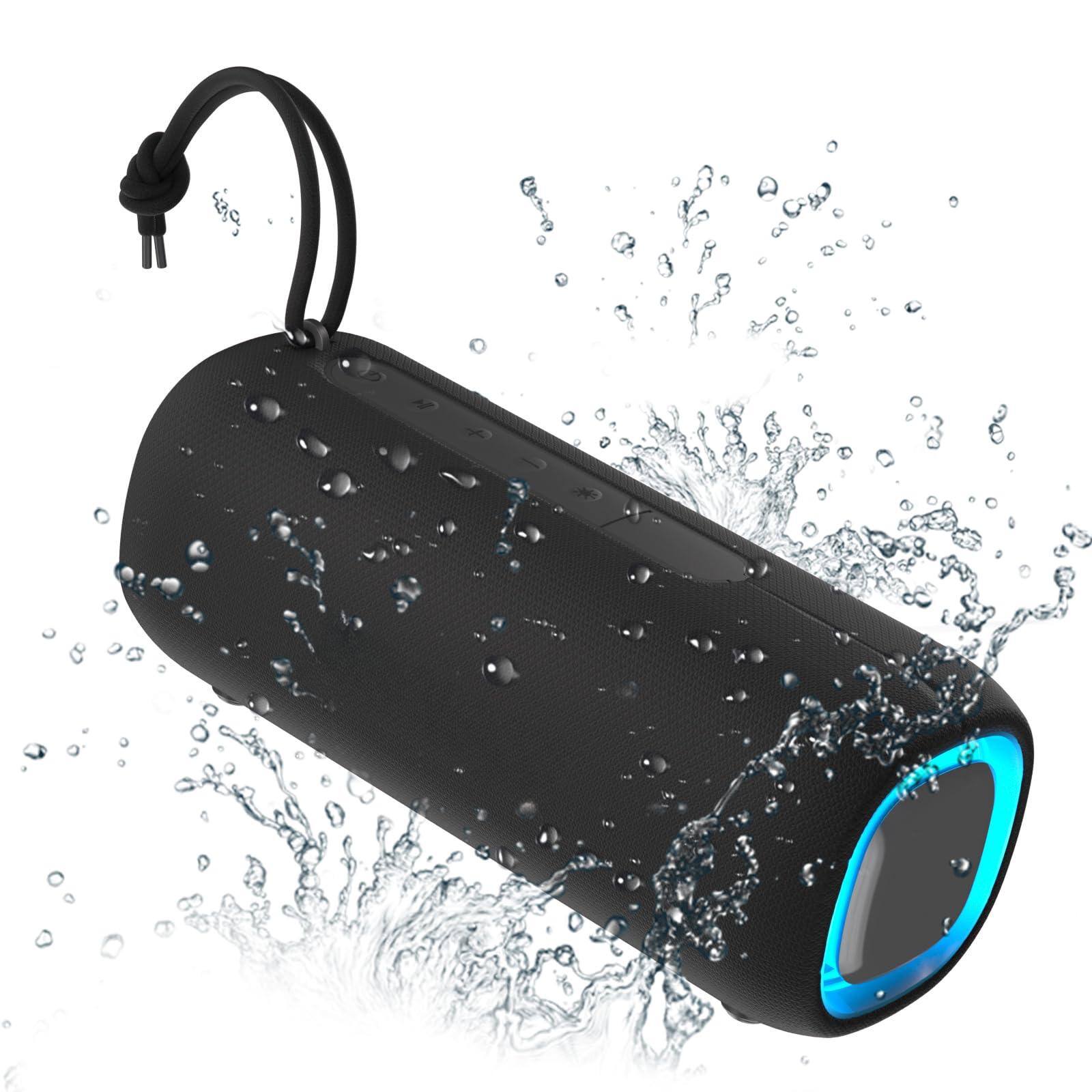 Pacoar Cade Light Portable Wireless With Clear Loud Stereo Sound Ipx5 Waterproof Speakers Rgb ...