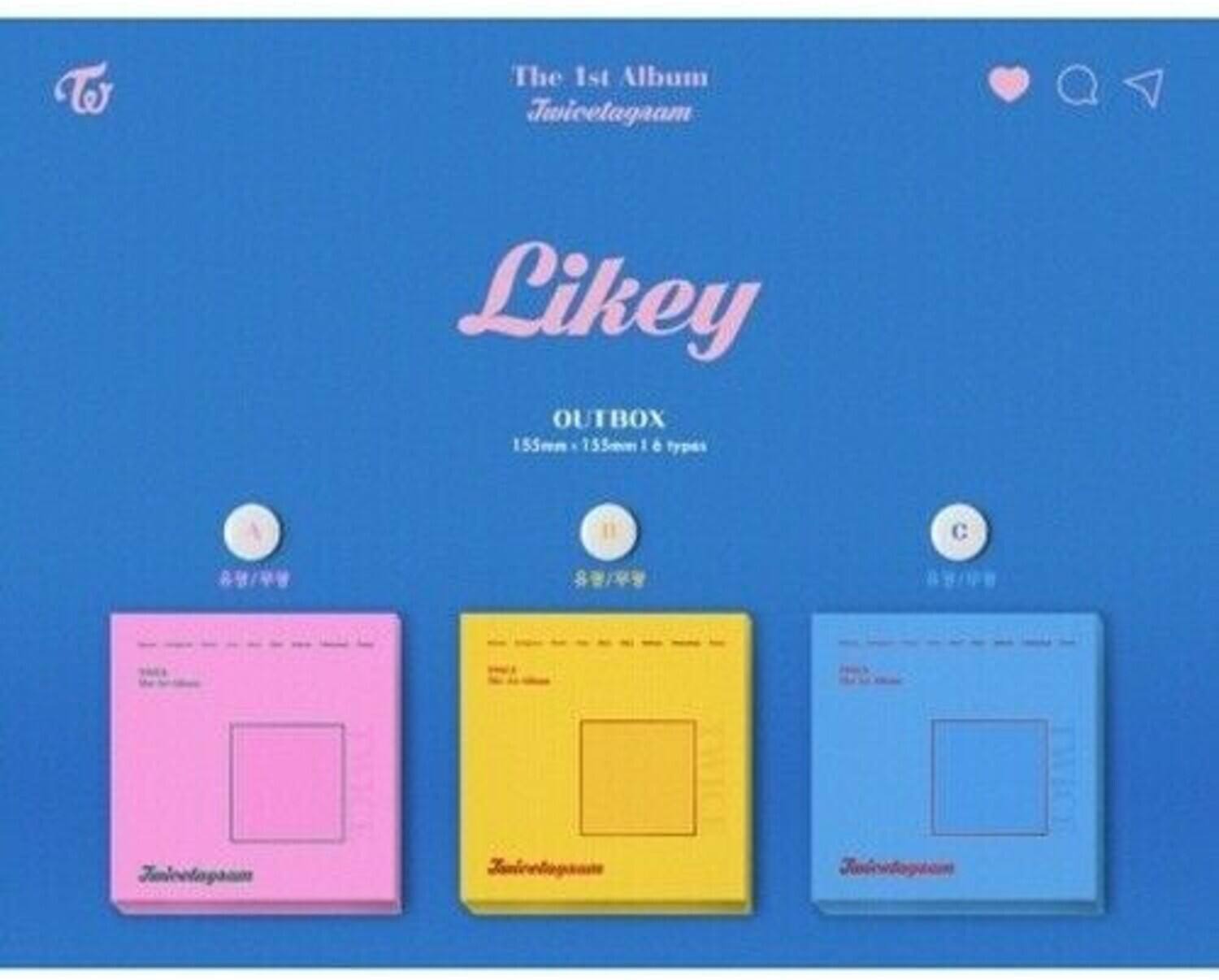 Twice Twicetagram Random Cover incl. 108pg Photobook, Sticker ...