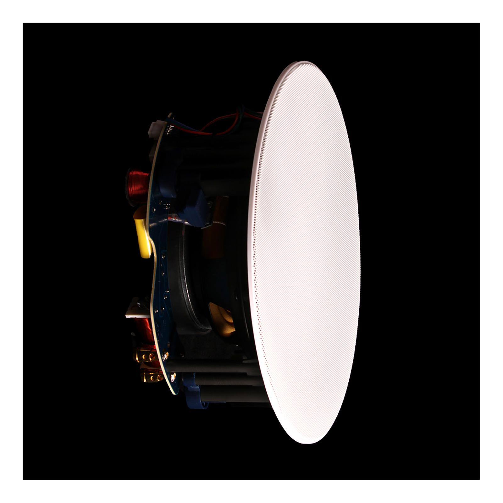 Lithe Audio 6.5 In. 2 way Passive IP44 Ceiling Speaker (Single) Black ...