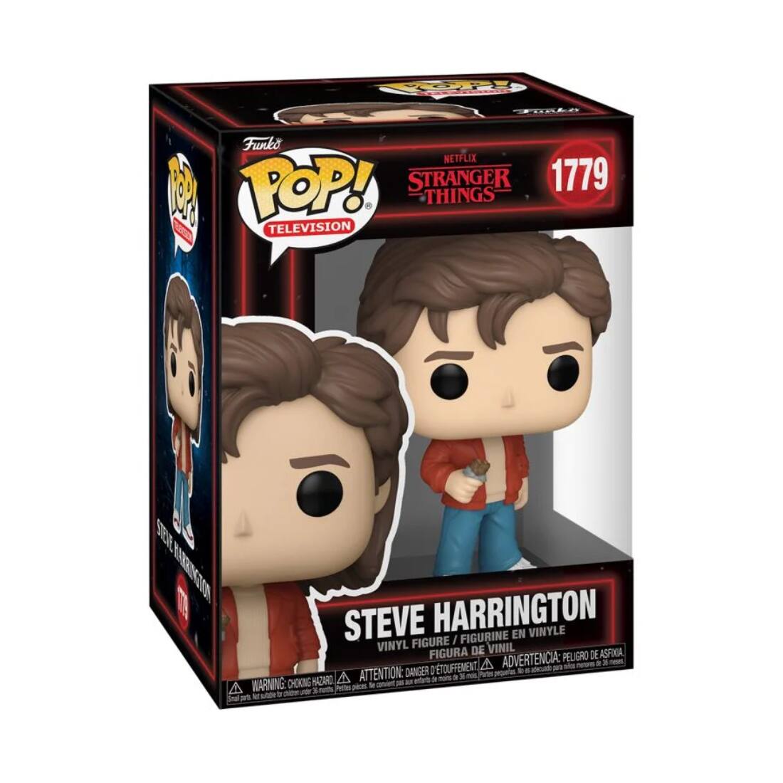 Funko Pop! Stranger Things Season 5: Steve Harrington #1779 Multicolor ...