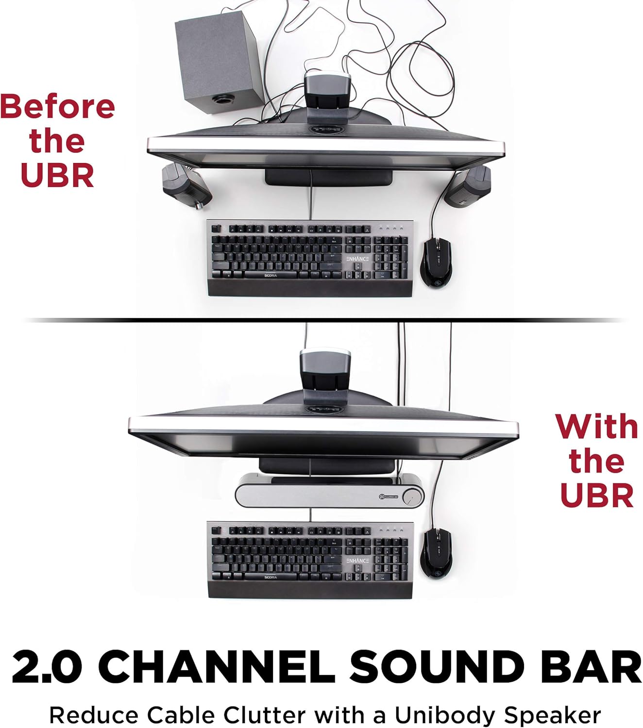 Stamp n Camp GOgroove Computer Speaker Mini Soundbar USB Powered PC ...