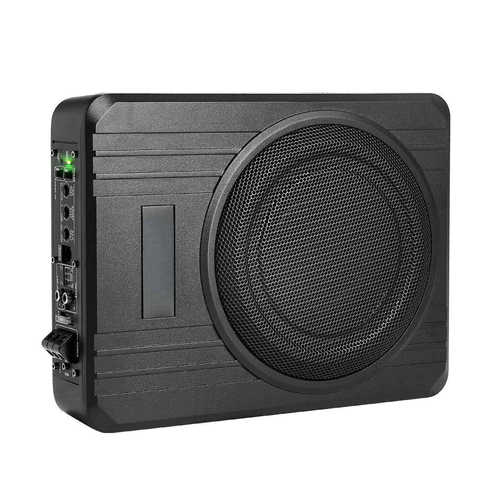 Dazzling Pops 8 400w Underseat Car Subwoofer Slim Subwoofers Under The ...