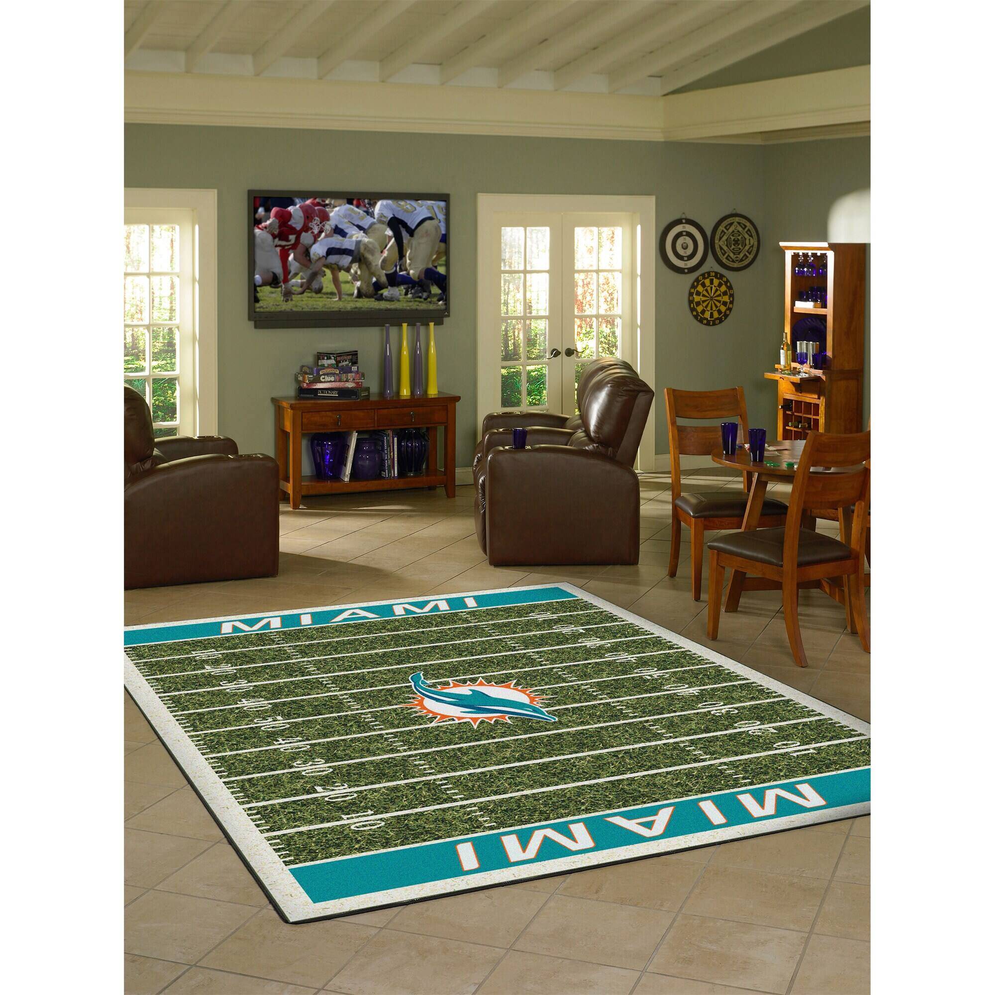 Imperial Miami Dolphins 7'8'' x 10'9'' Home Field Rug Multicolor ...