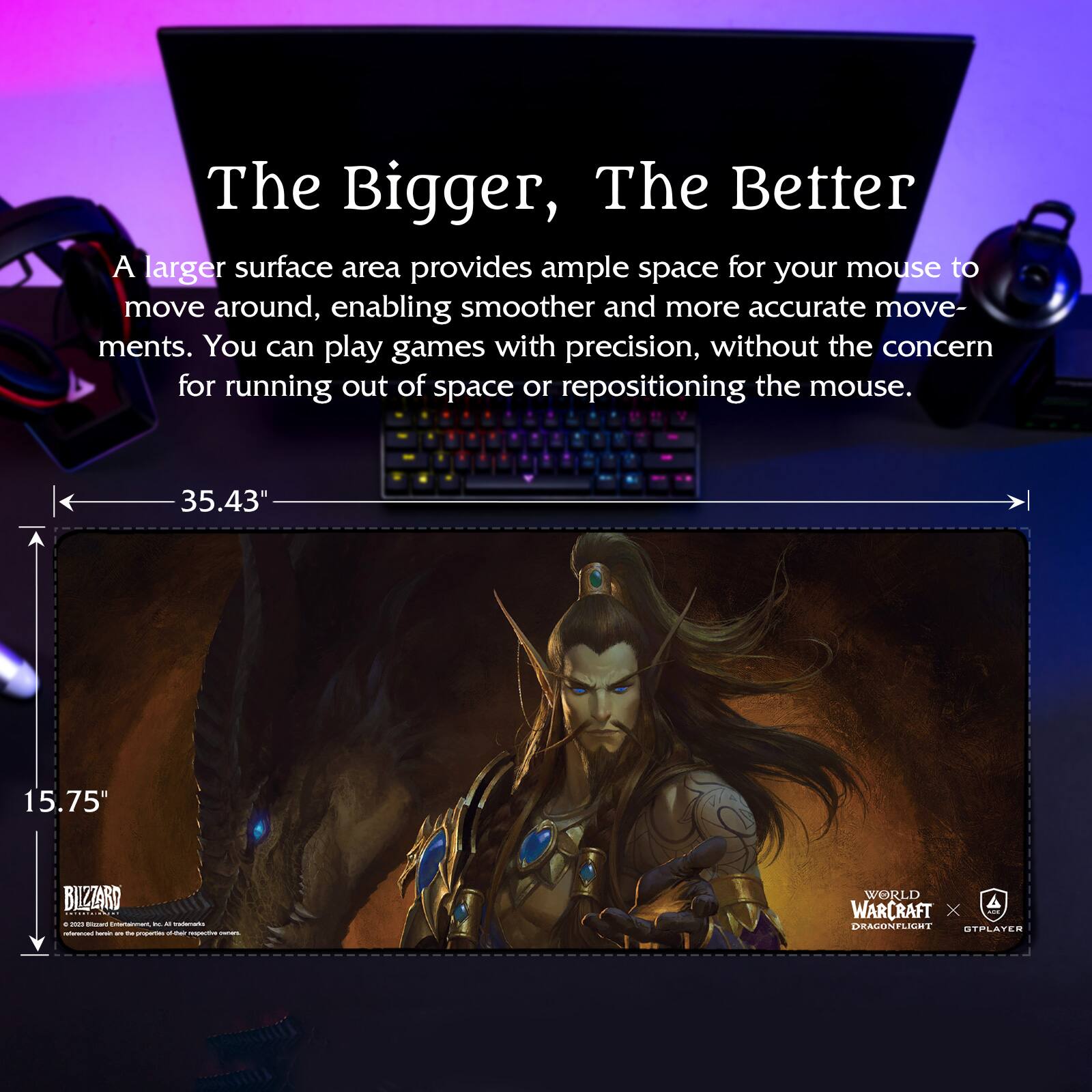 CloudRest Pro World of Warcraft®: Dragonflight Mousepad Nozdormu ...