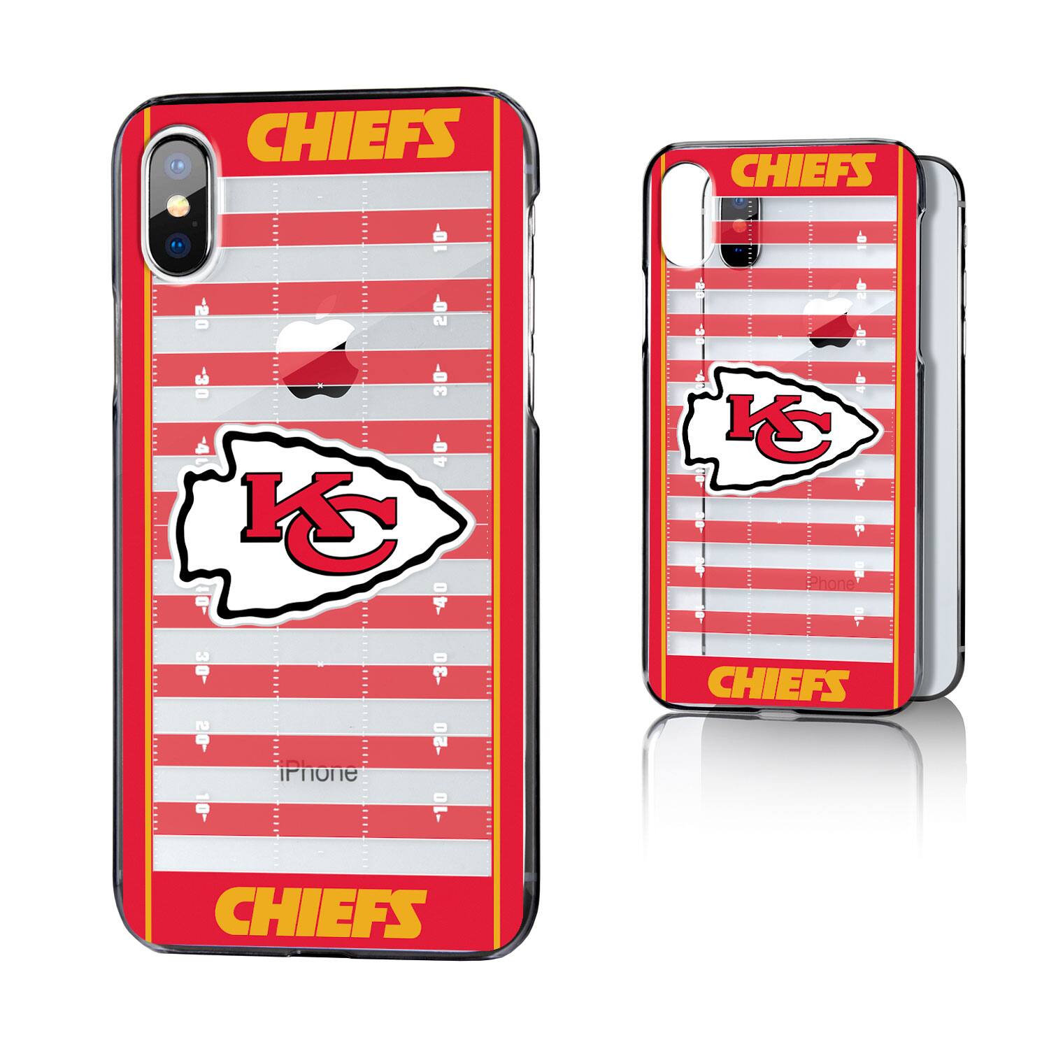 Keyscaper NFL Kansas City Chiefs iPhone Clear Field Design Case 16 Pro ...