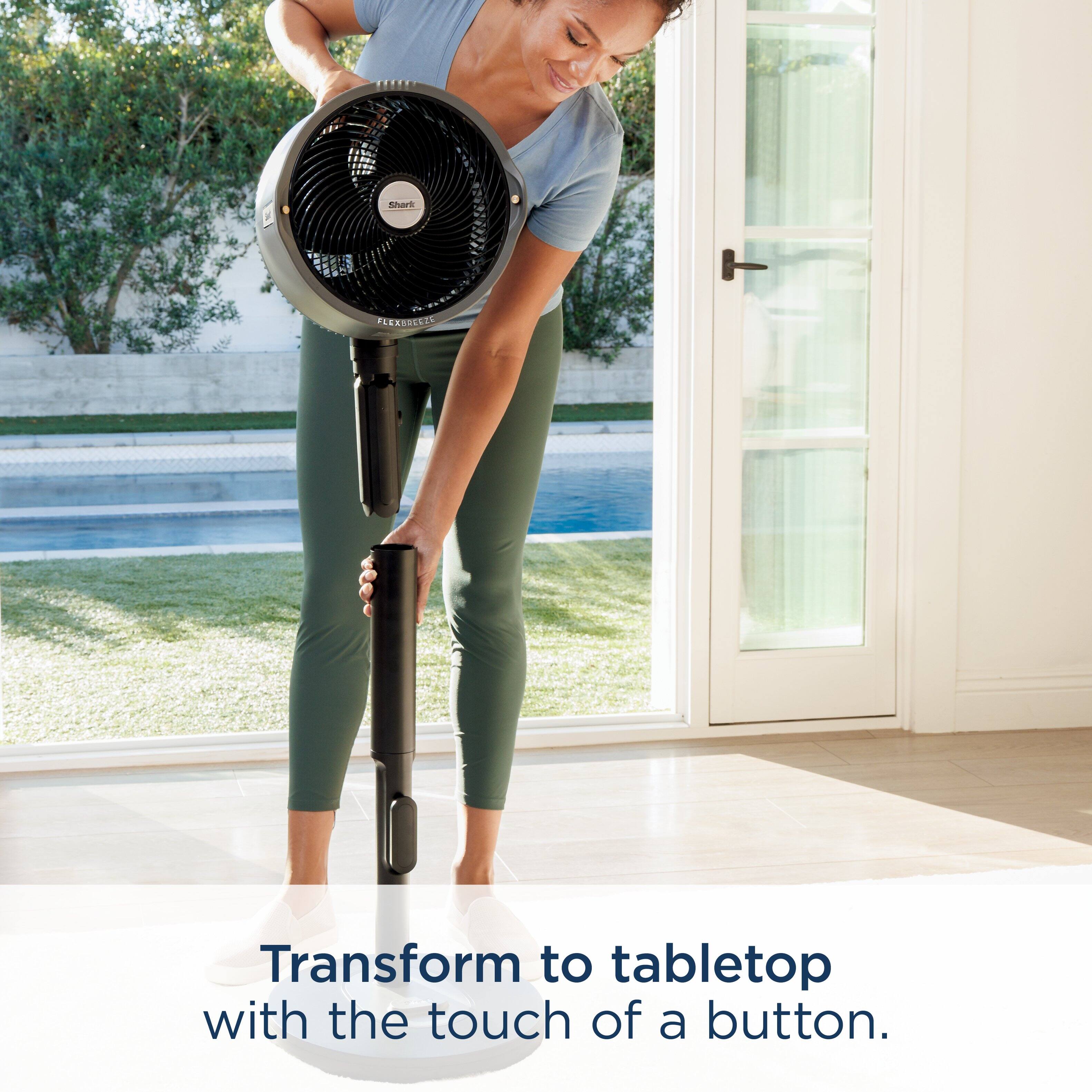 Shark FlexBreeze Pro Mist Indoor & Outdoor Fan with Misting System ...