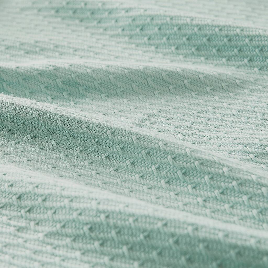 Gracie Mills Caitlin Pure Comfort Egyptian Cotton Blanket Seafoam 0715 ...
