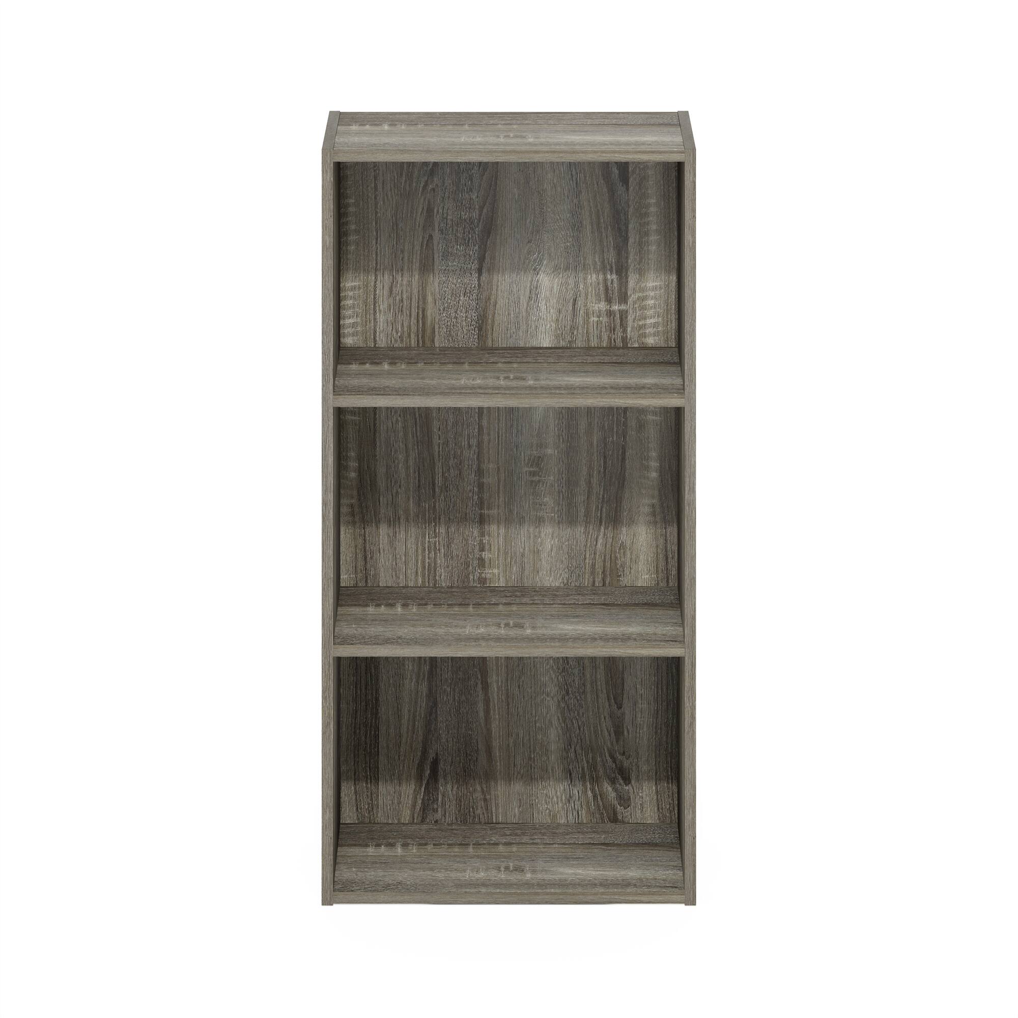 Furinno Jensen Farmhouse 8 Cube Display Bookcase, Bookshelf White ...