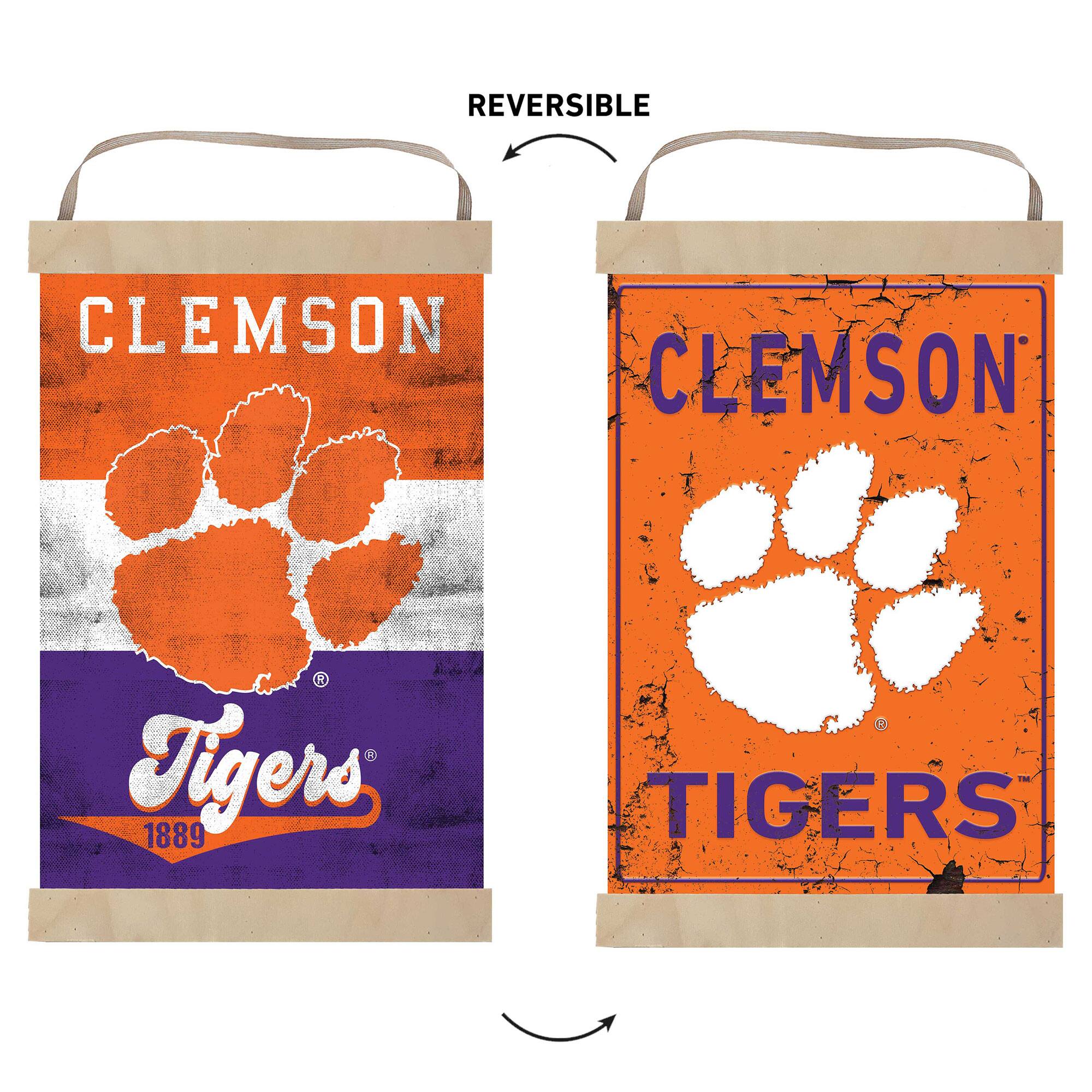 Jardine Clemson Tigers Retro Logo Banner Sign Orange 4941805 - Best Buy