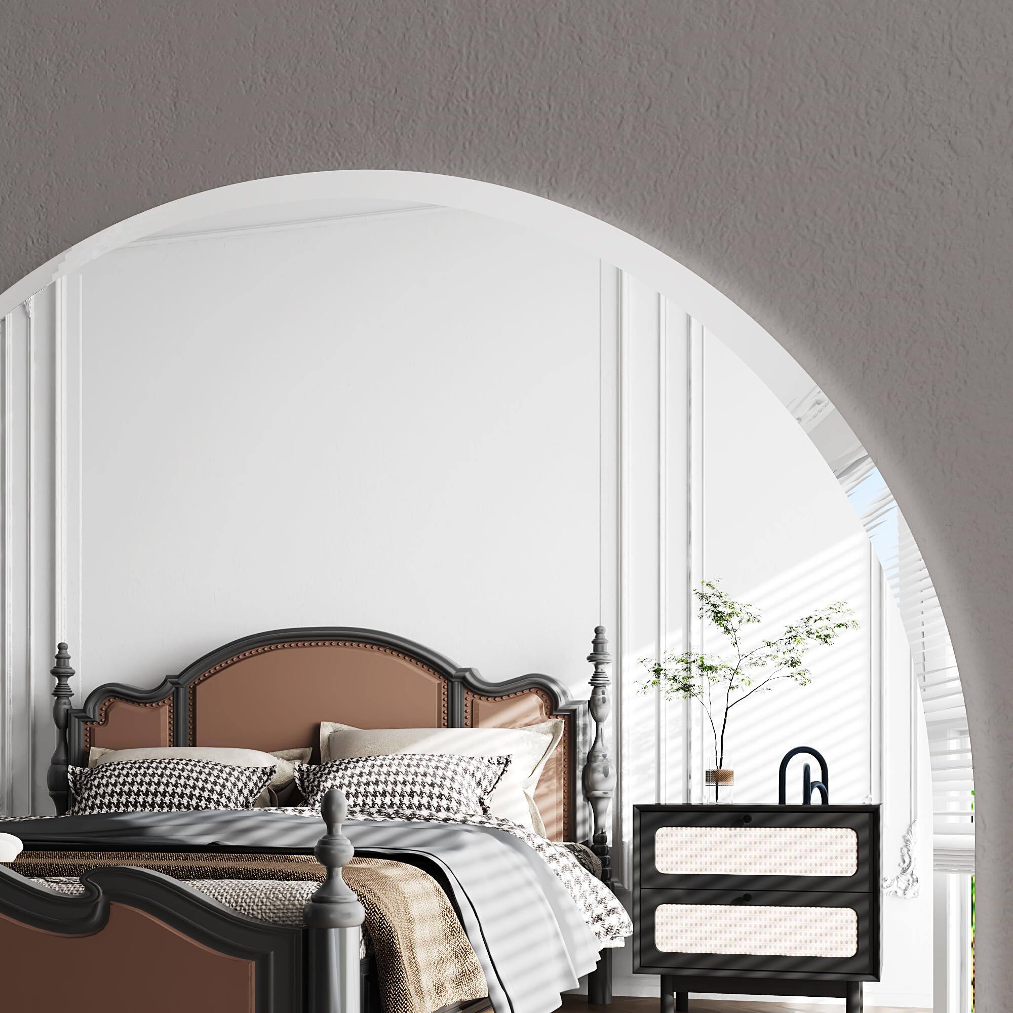 Cedar Assembly Arched Wall Mirror Bathroom Mirrors 26x38 For Over Sink ...