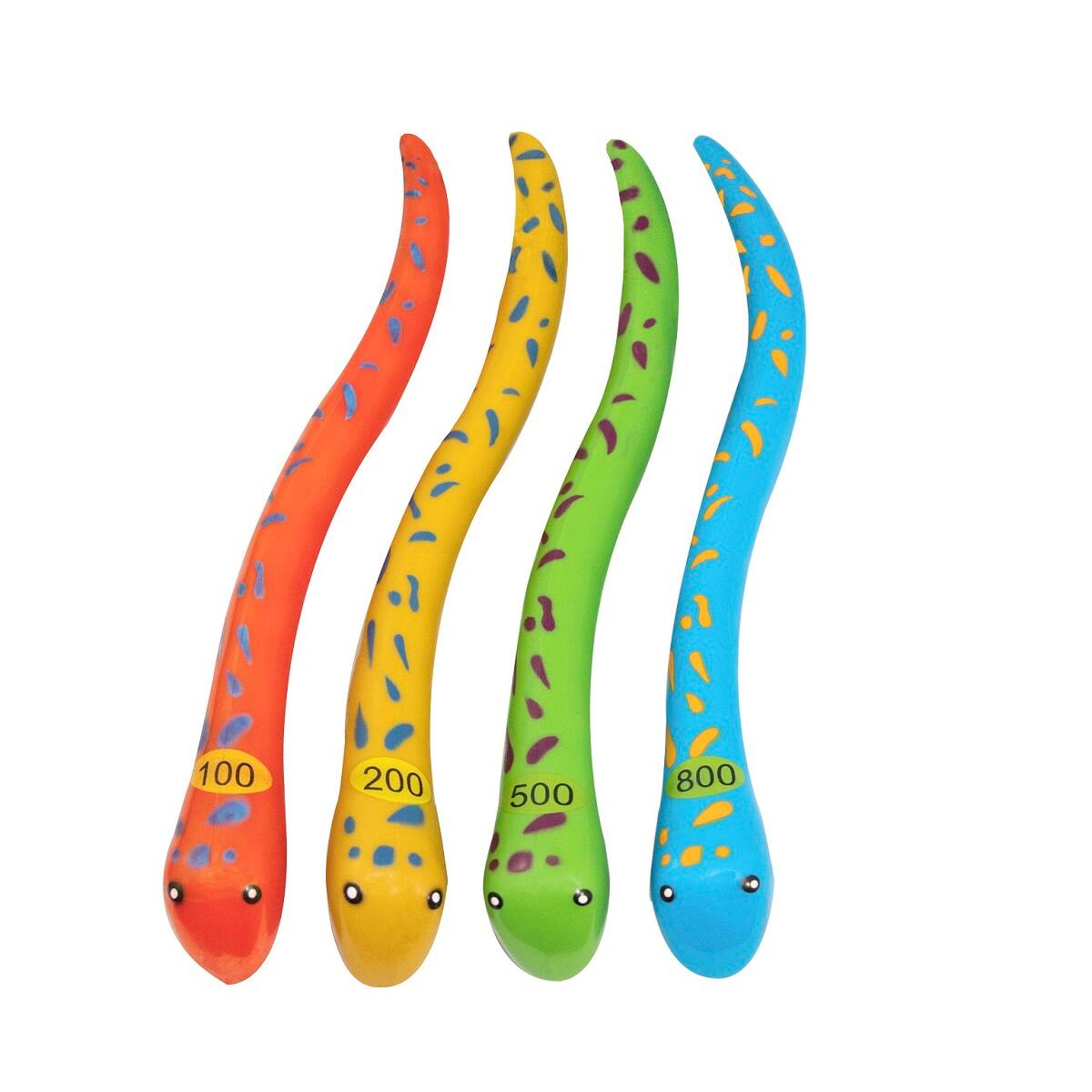 Swim Central Set of 4 Vibrantly Colored Fun Moray Eel Diving Point ...