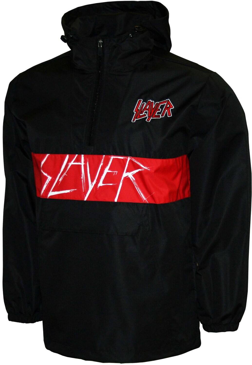 PopMarket Slayer Slayer Pentacle Water Resistant Pullover Anorak Medium ...