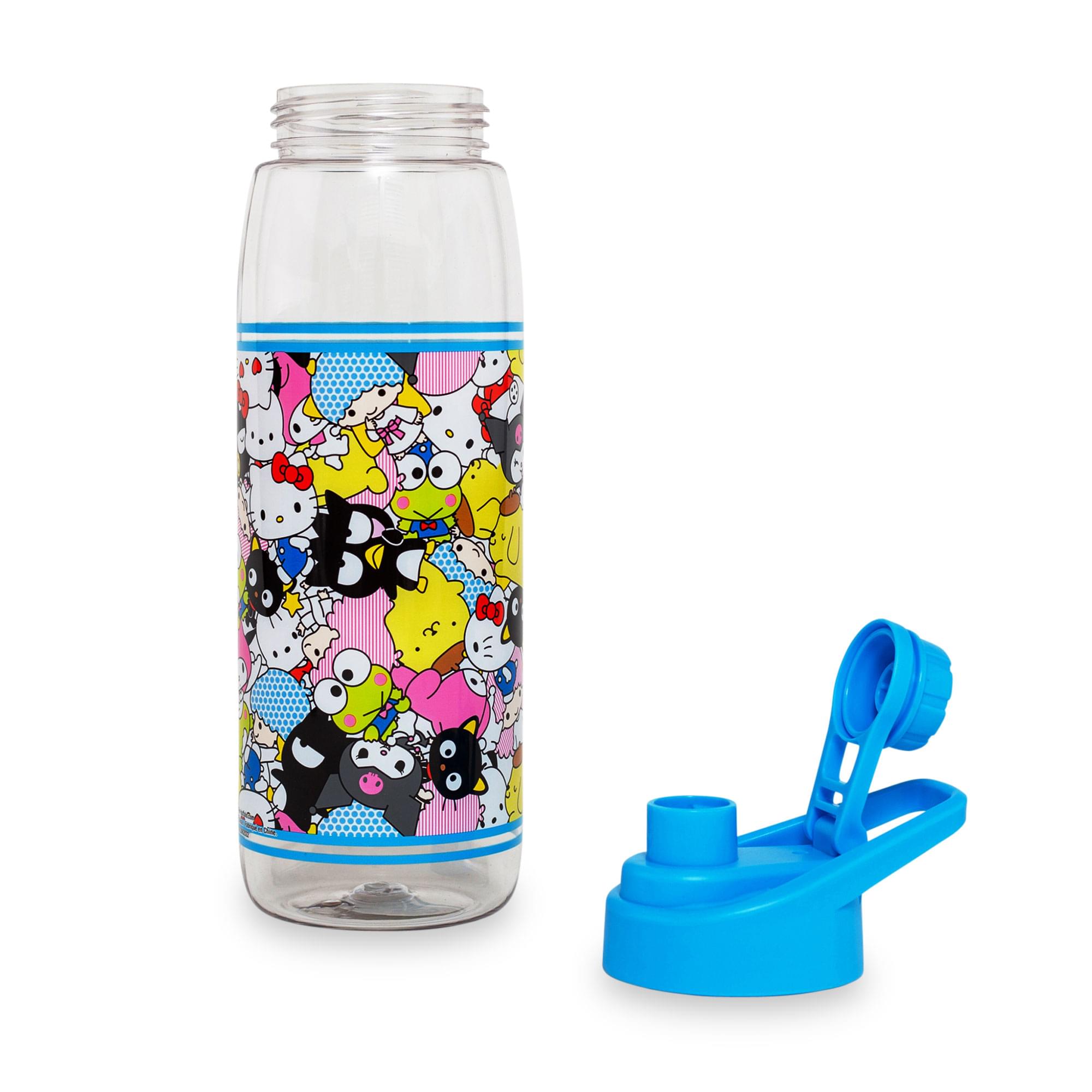 Silver Buffalo Sanrio Hello Kitty and Friends Plastic Water Bottle With ...
