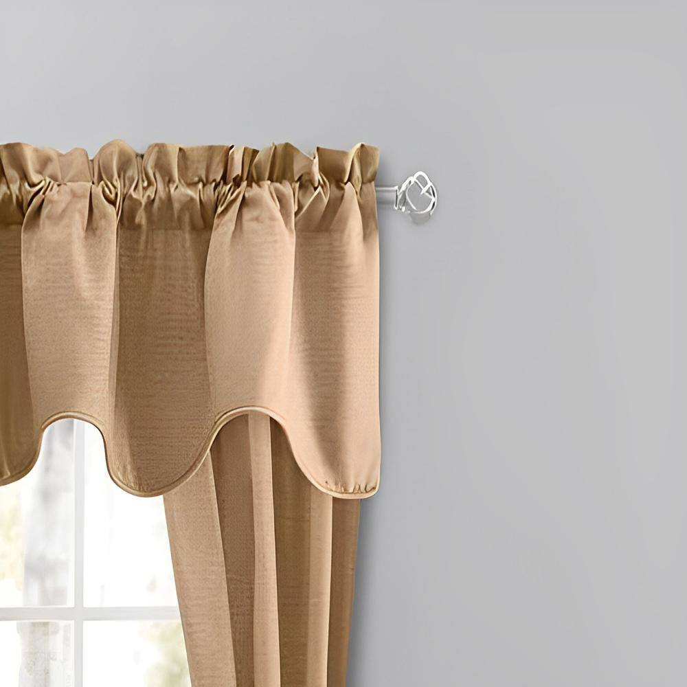 Ellis Curtain Lisa Solid Color Poly Cotton 3" Rod Pocket Duck Fabric ...